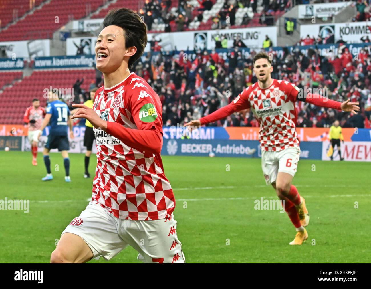 Mainz, Germany. 05th Feb, 2022. Soccer: Bundesliga, FSV Mainz 05 - TSG 1899 Hoffenheim, Matchday ...