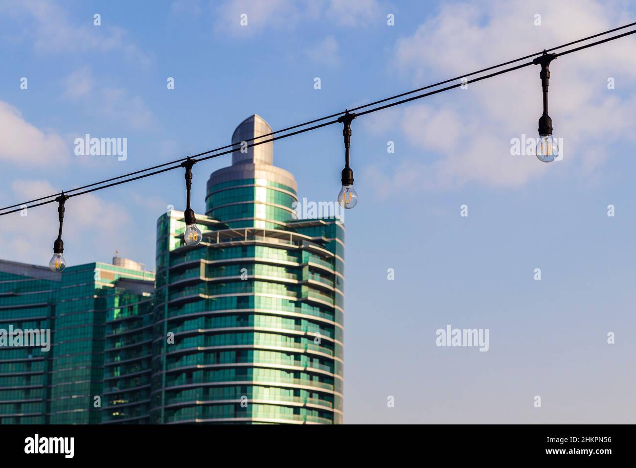 Dubai, UAE - 01.25.2022 Al Futtaim group head quarters building Stock ...