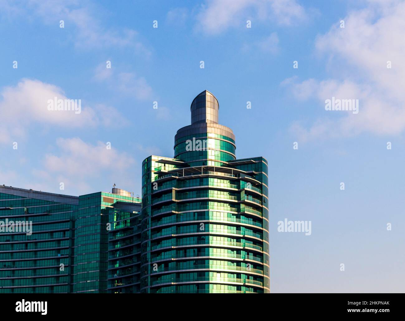 Dubai, UAE - 01.25.2022 Al Futtaim group head quarters building Stock ...
