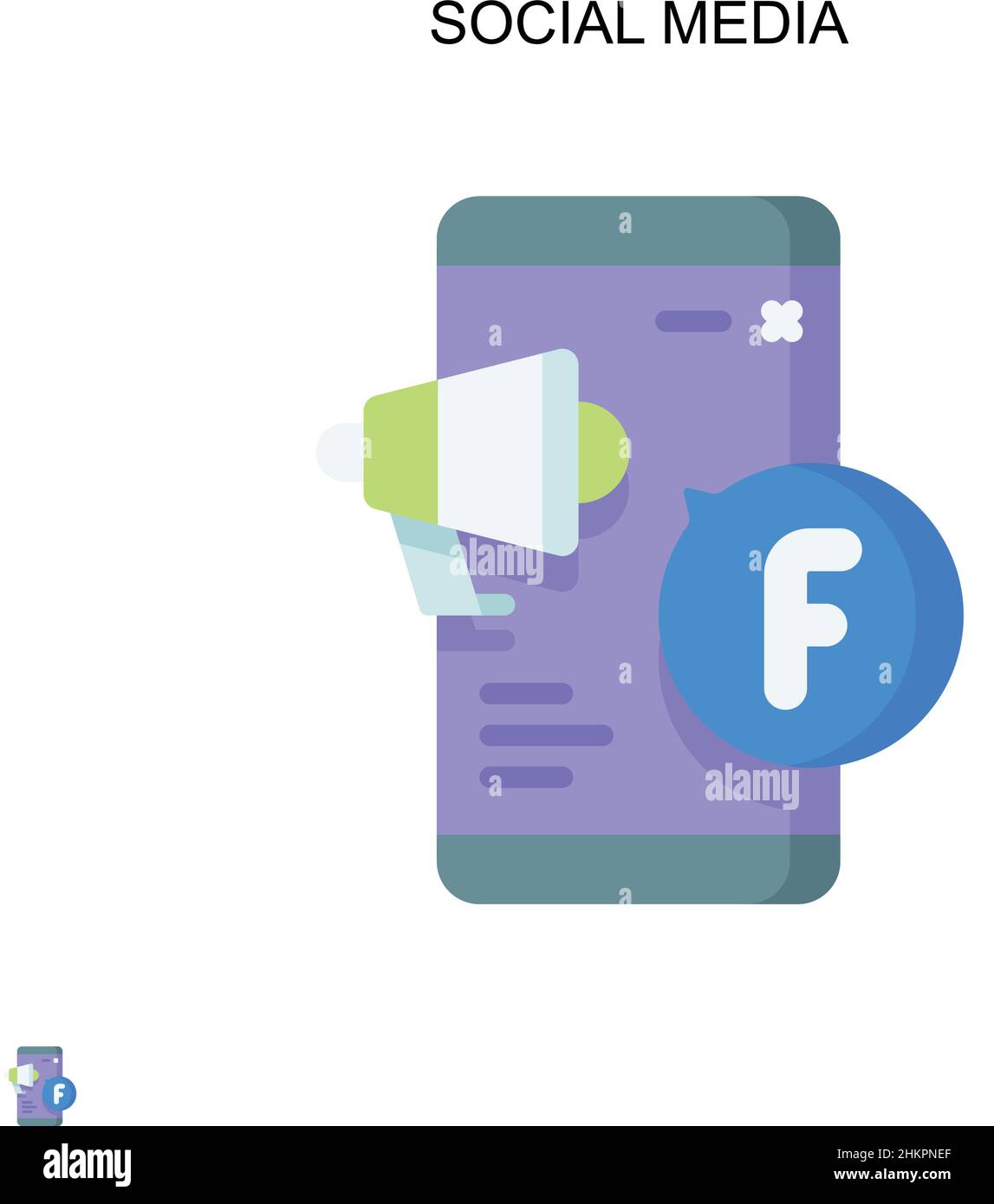 Social Media Simple Vector Icon Illustration Symbol Design Template For Web Mobile Ui Element