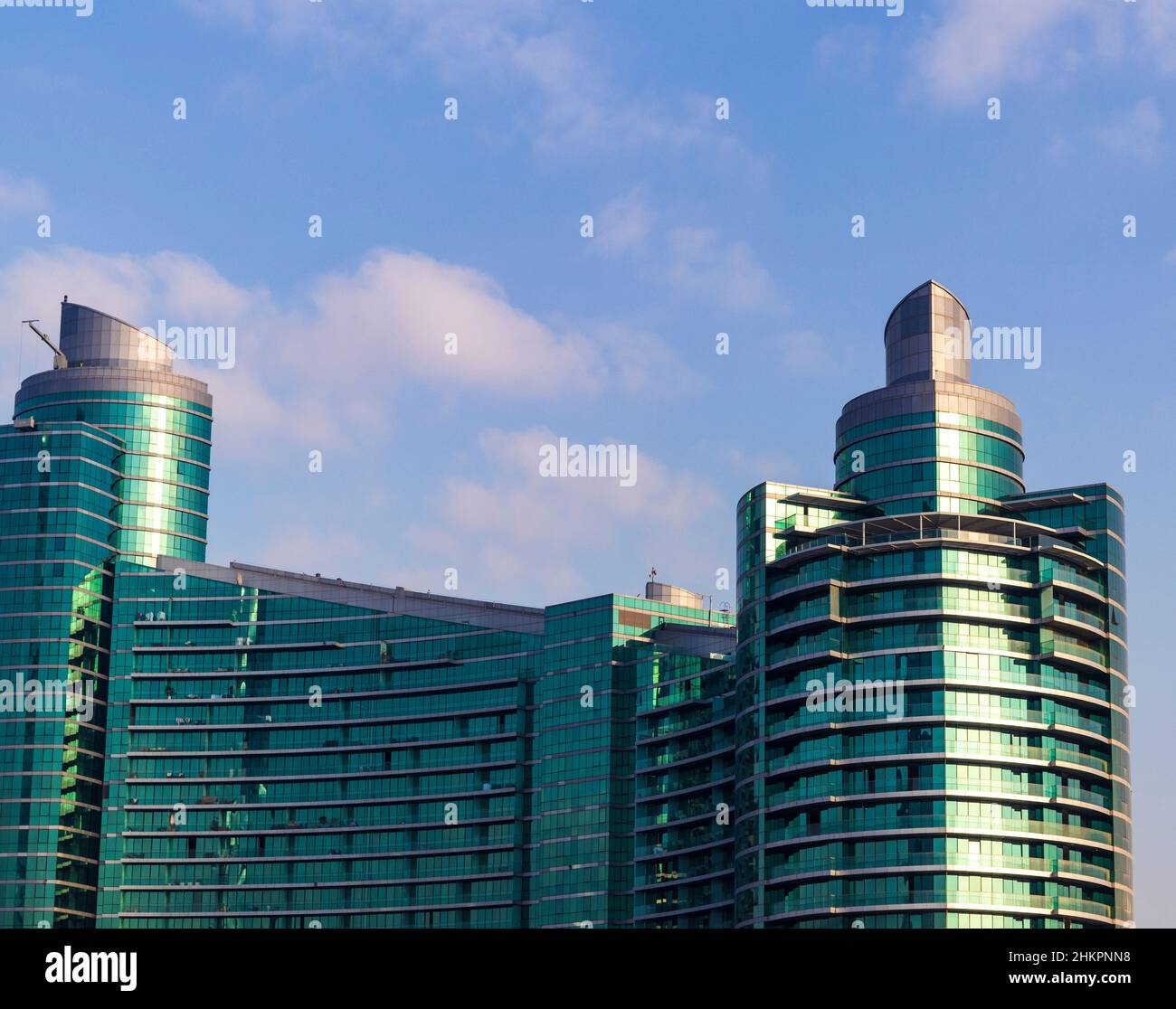 Dubai, UAE - 01.25.2022 Al Futtaim group head quarters building Stock ...