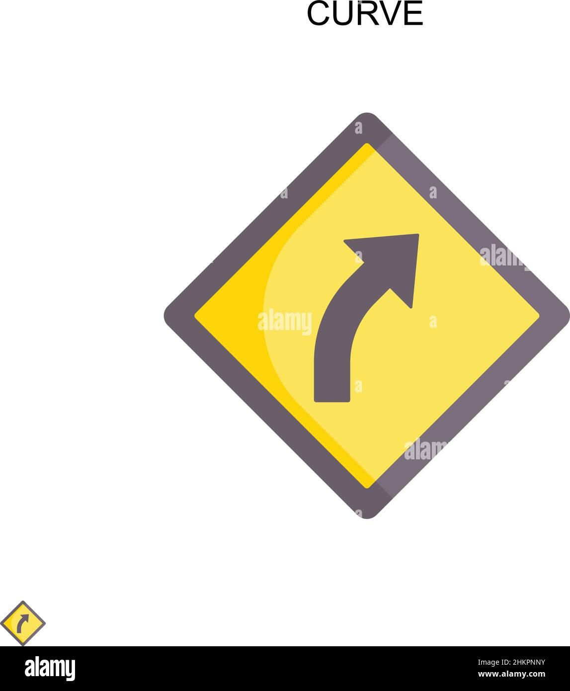 Simple curve Stock Vector Images - Alamy