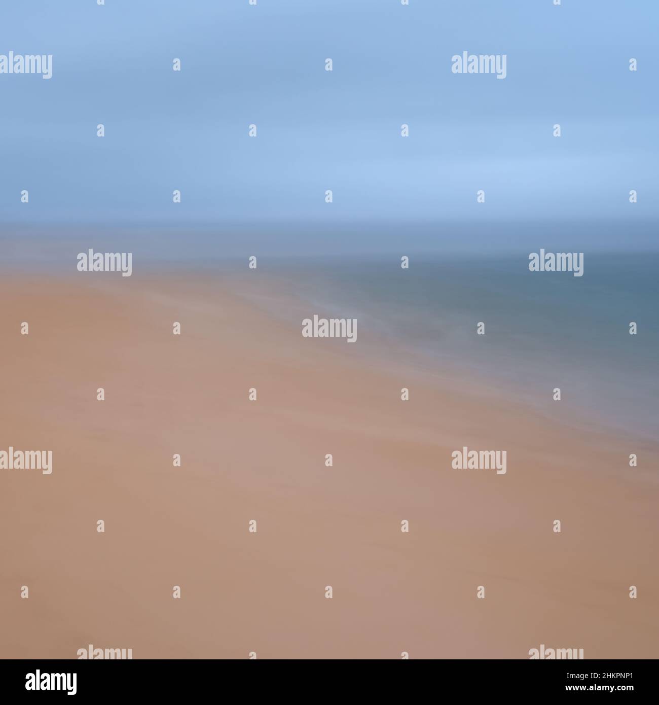 Coastal ICM (Intentional Camera Movement) images taken from the beach ...