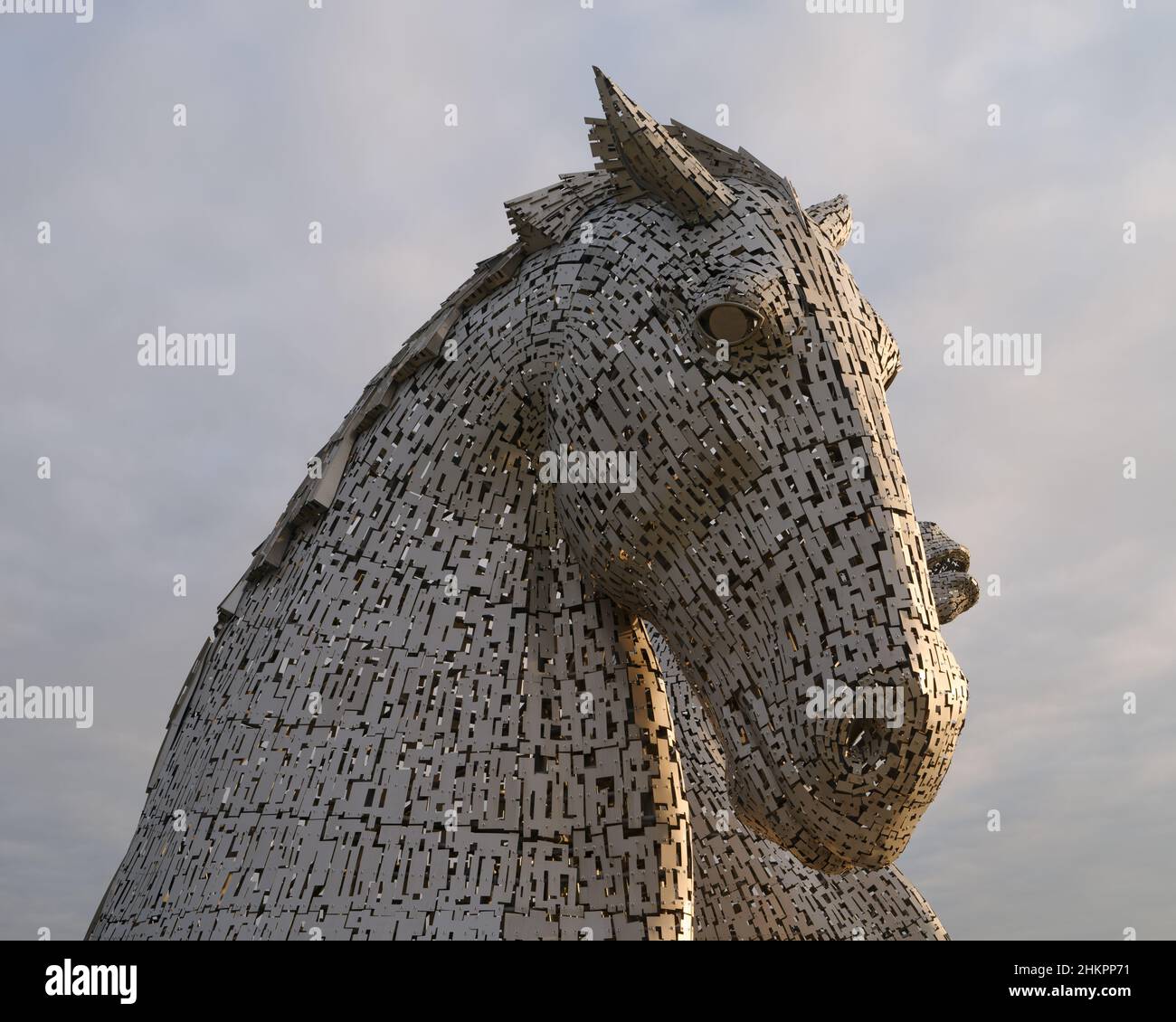The kelpies at sunrise hi-res stock photography and images - Alamy