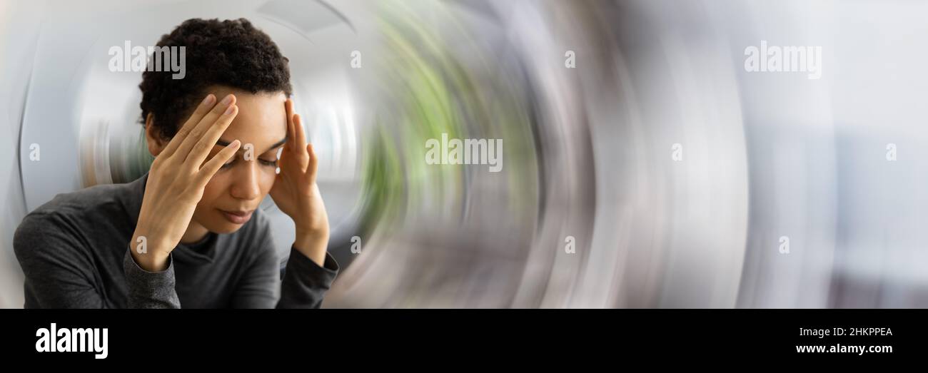 Vertigo Dizziness And BPPV Brain Pain Stroke Stock Photo - Alamy