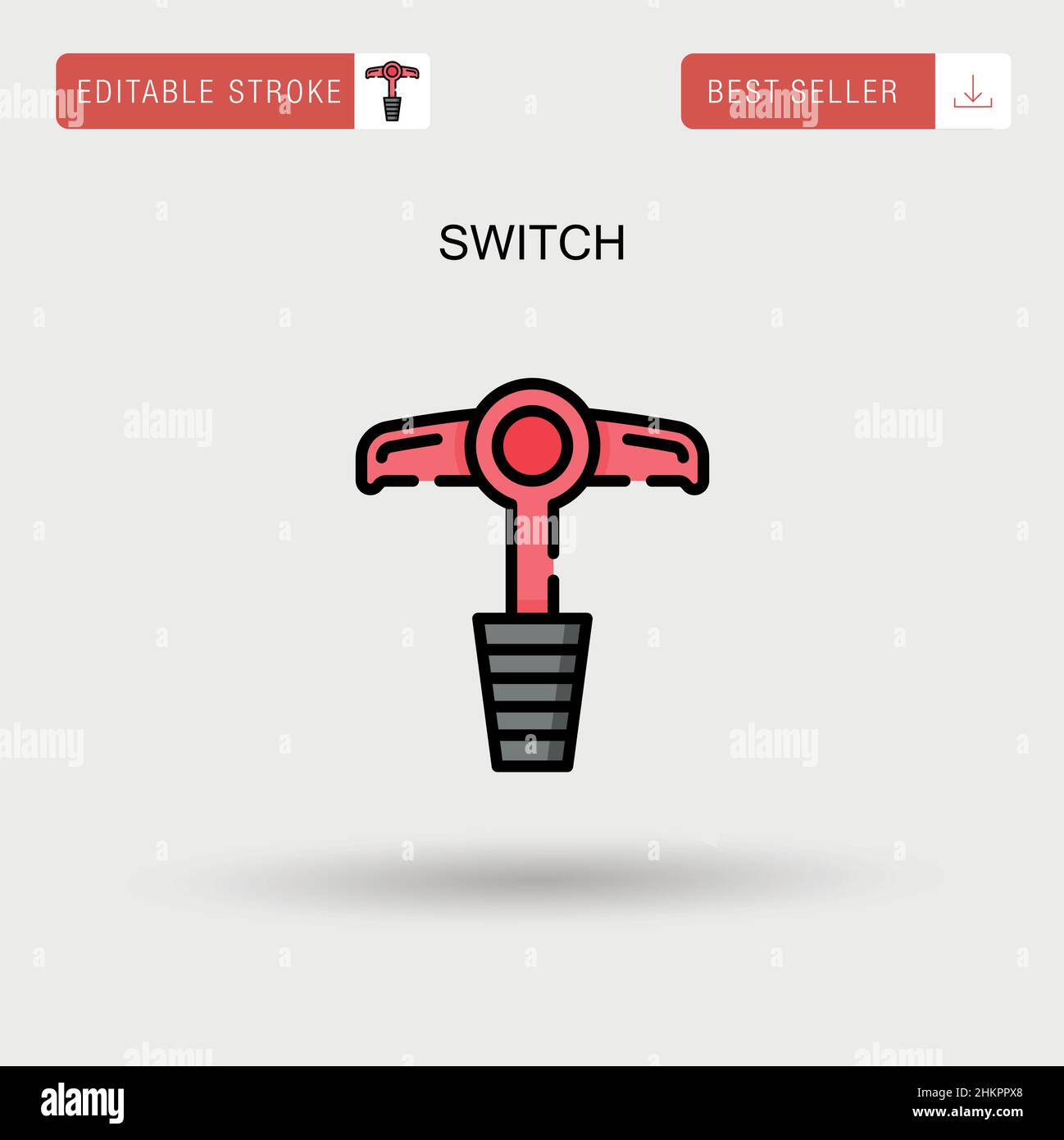 Human light switch Stock Vector Images - Alamy