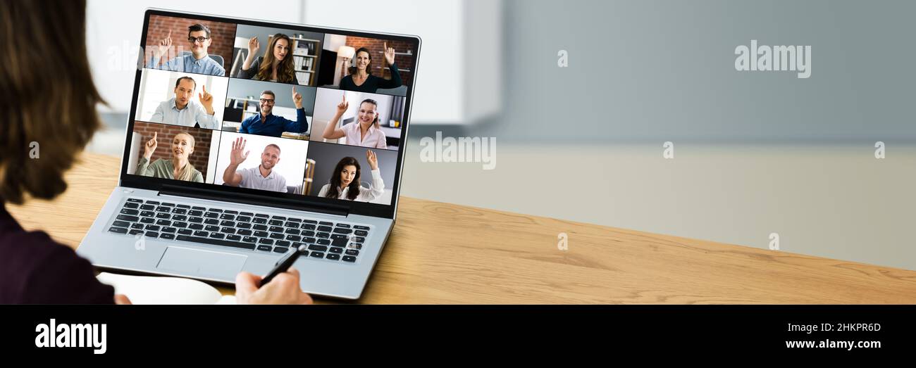 Vertical video call online learning hi-res stock photography and images ...