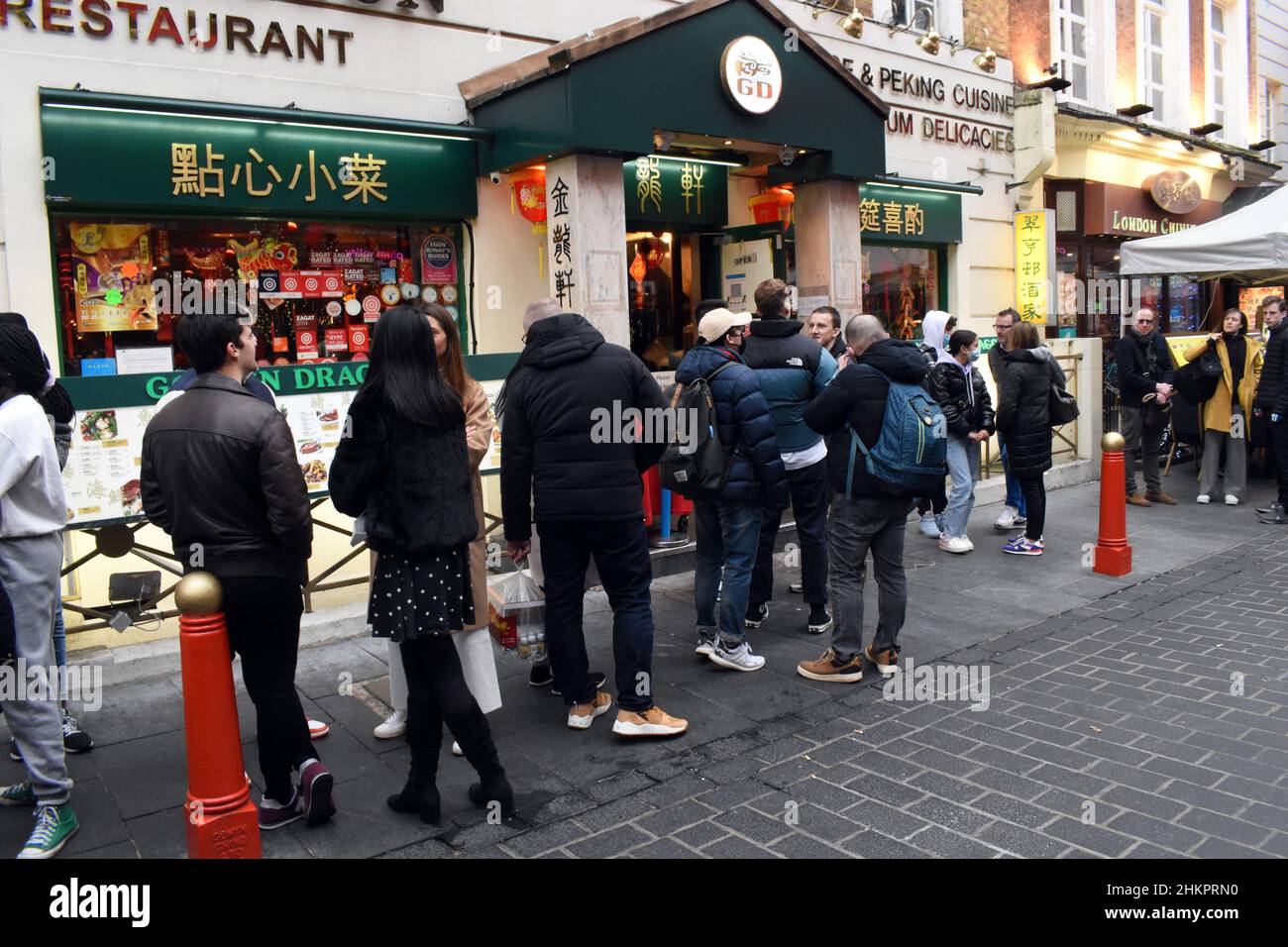 London, UK. 5th Feb, 2022. Chinese New Year 2022. Chiinatown busy ...