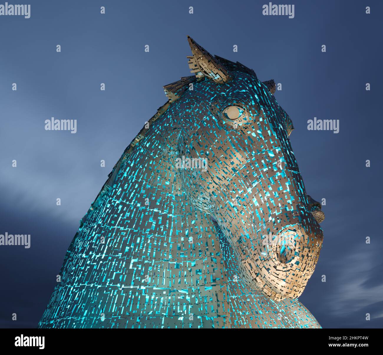 Kelpies sunrise hi-res stock photography and images - Alamy