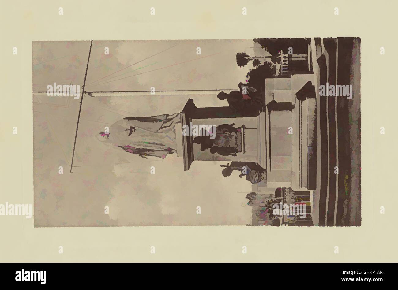 Art inspired by Queen Victoria Statue, Dunedin, New Zealand, Muir ...