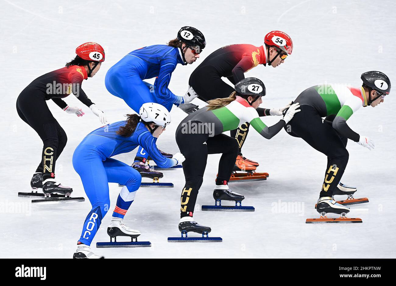 Mixed team relay hi-res stock photography and images - Alamy