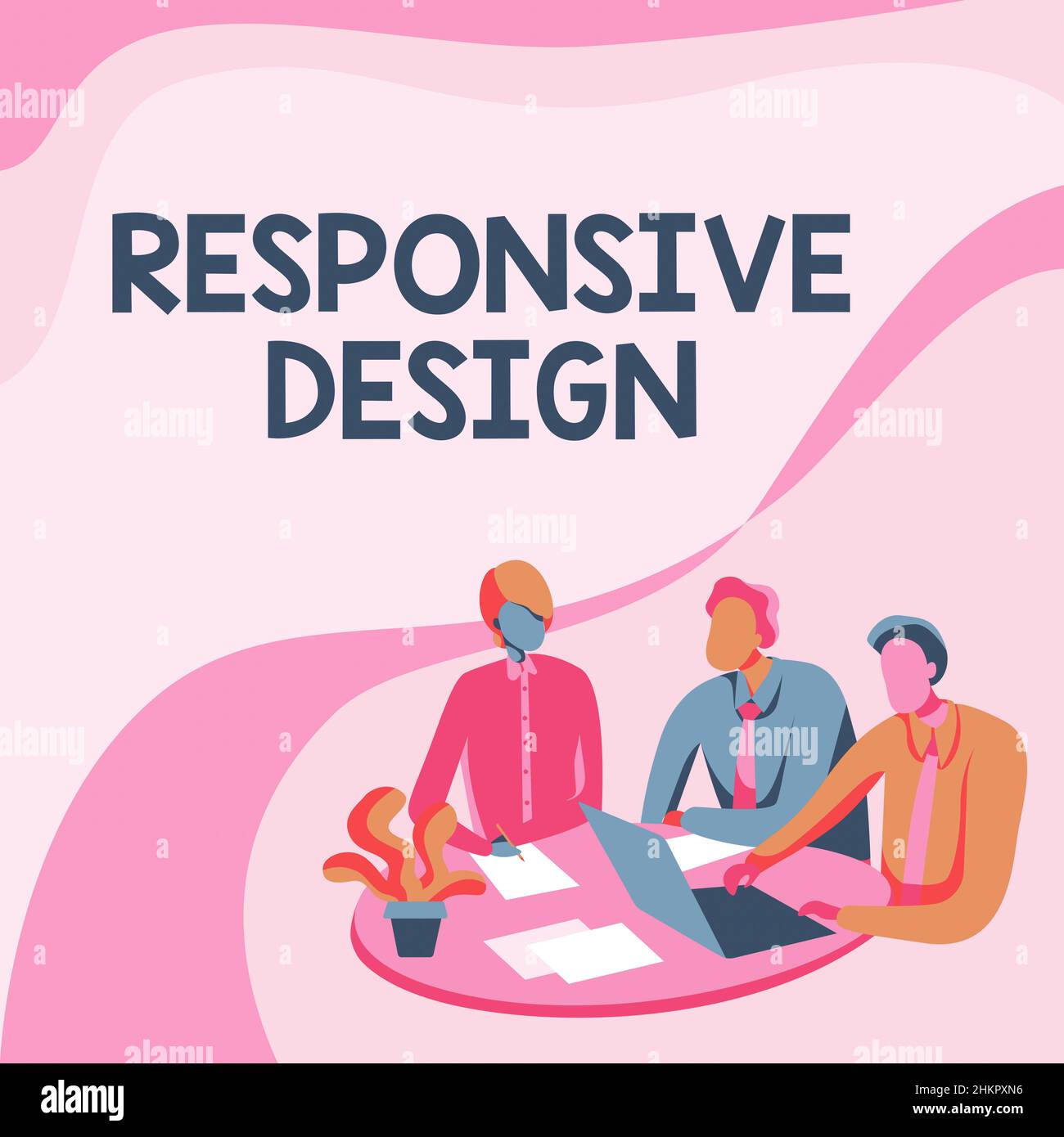 Conceptual caption Responsive Design. Conceptual photo web page ...