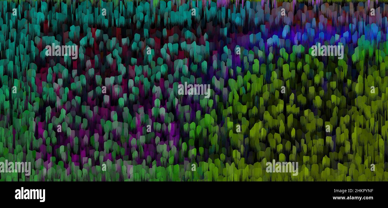 An abstract neon glitch art texture background image Stock Photo - Alamy