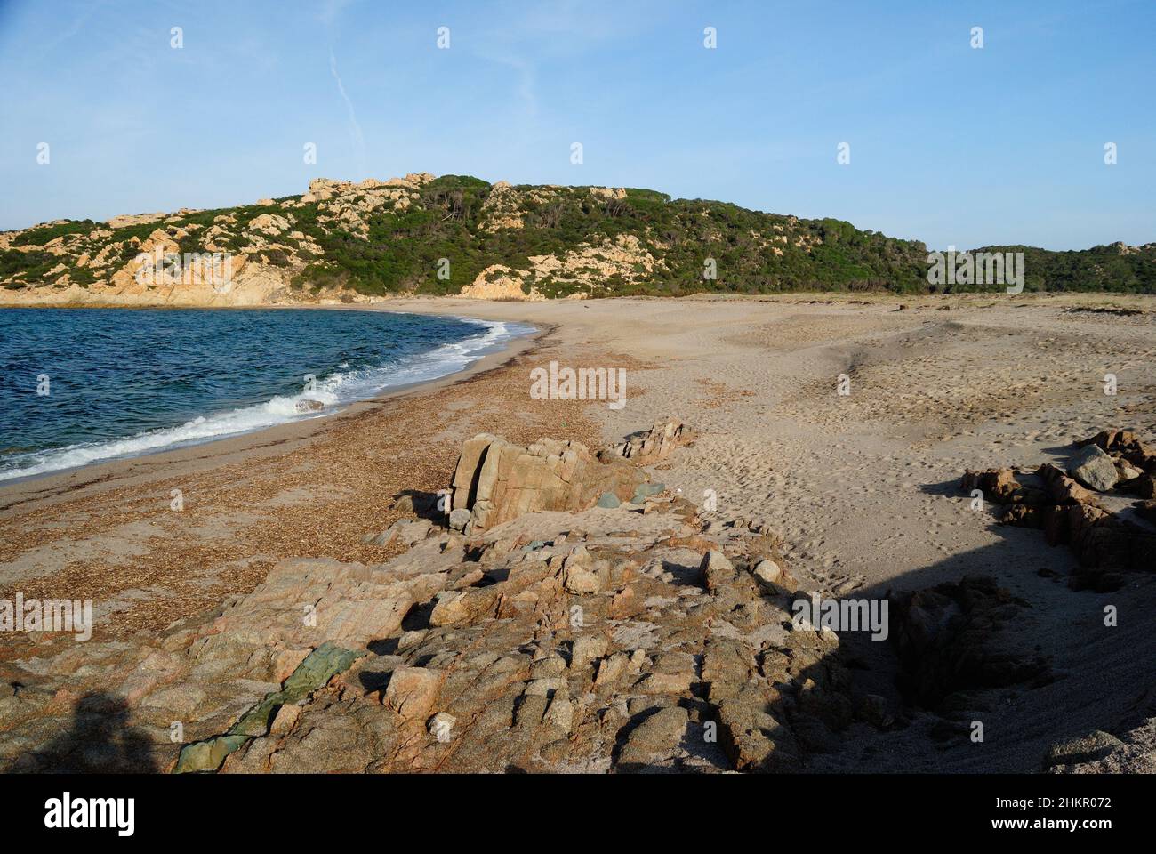 View of Monti Russu beach Stock Photo - Alamy