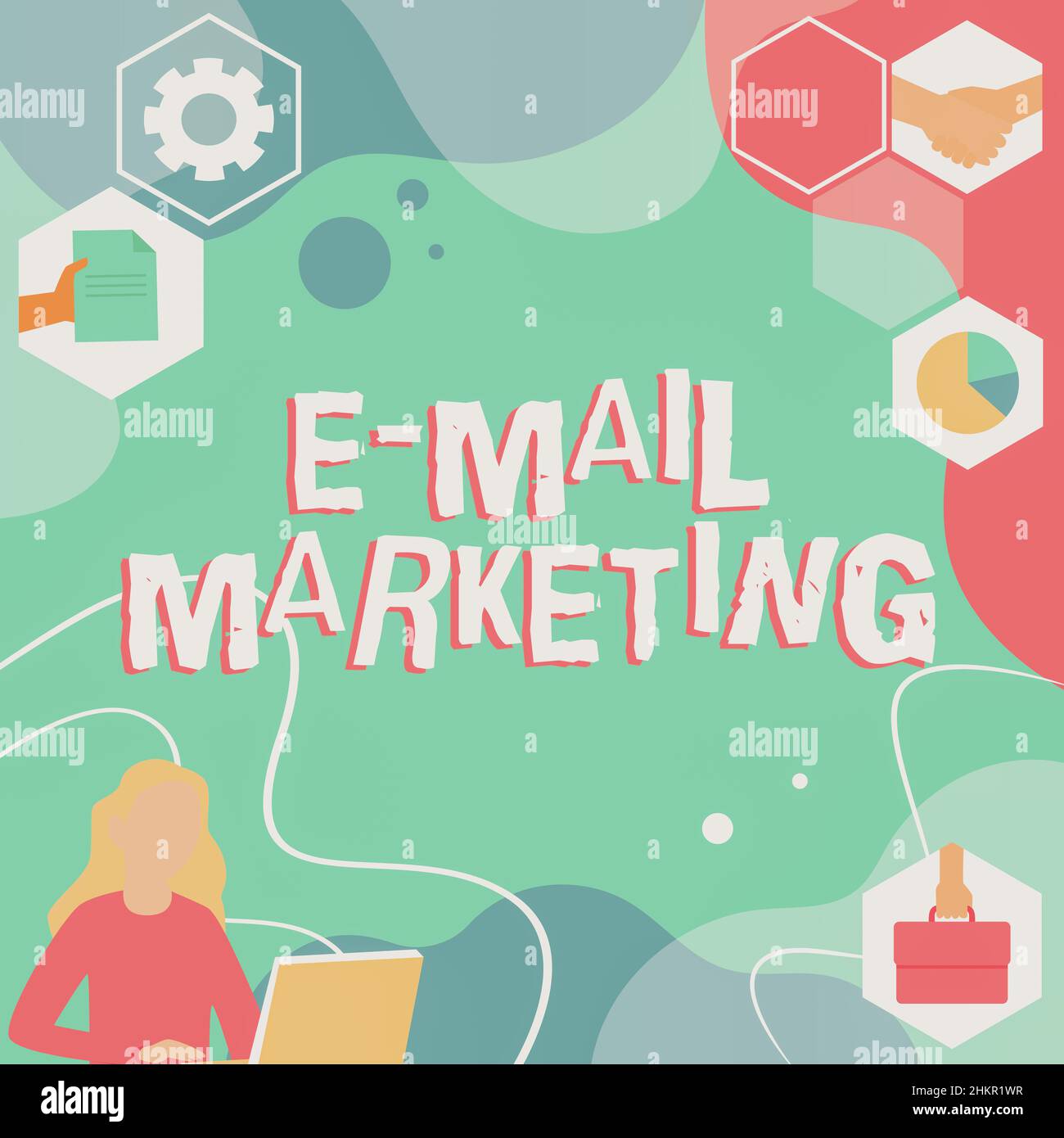 Conceptual caption Email Marketing. Business approach Sending a ...