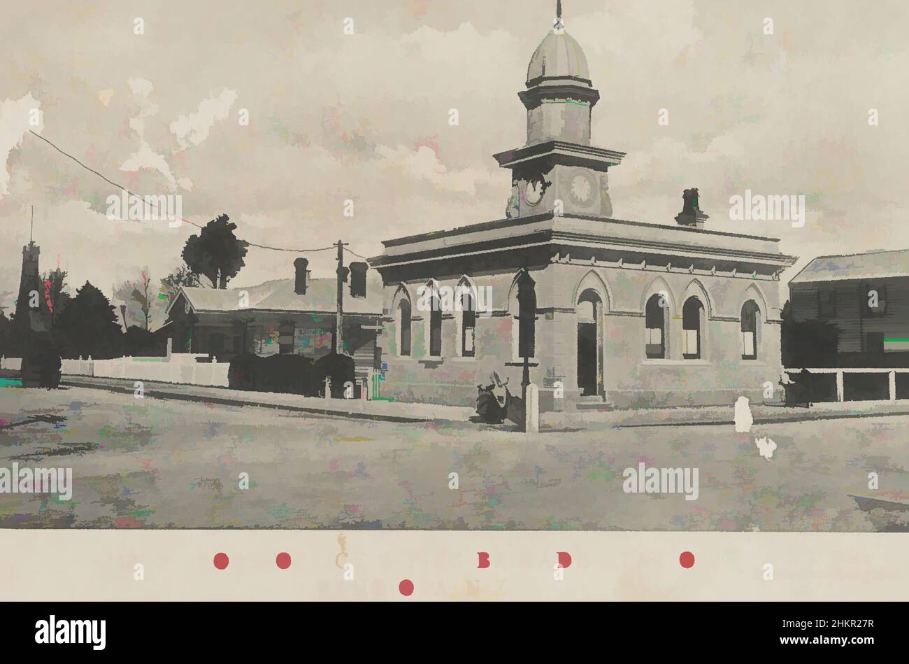 Art inspired by Post Office and Fire Brigade Station, Rangiora, New ...