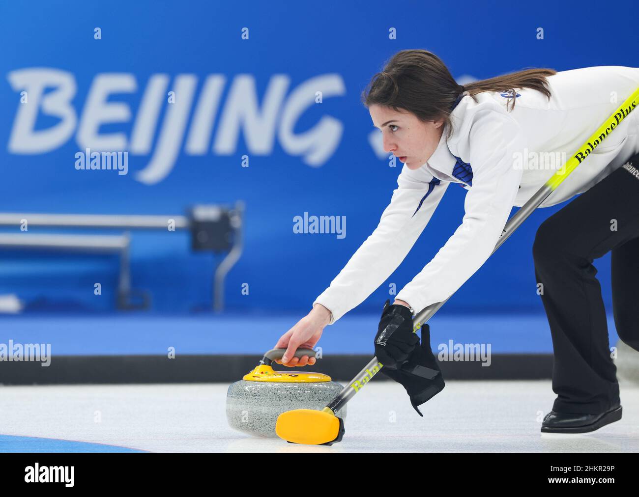 Beijing, China. 5th Feb, 2022. Stefania Constantini of Italy competes ...