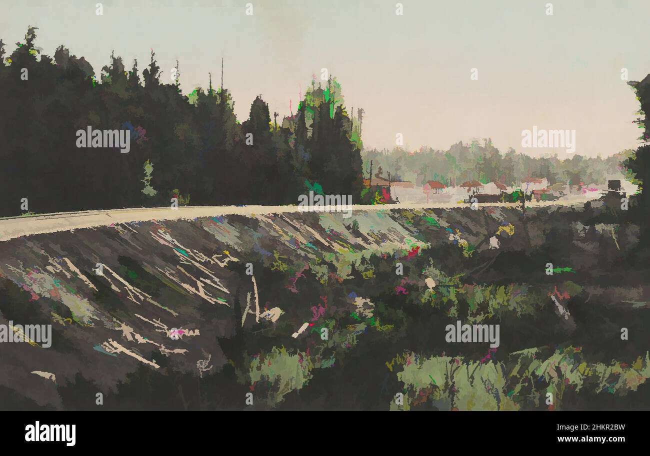 Art inspired by Foot of the Spiral showing Raurimu, Muir & Moodie ...