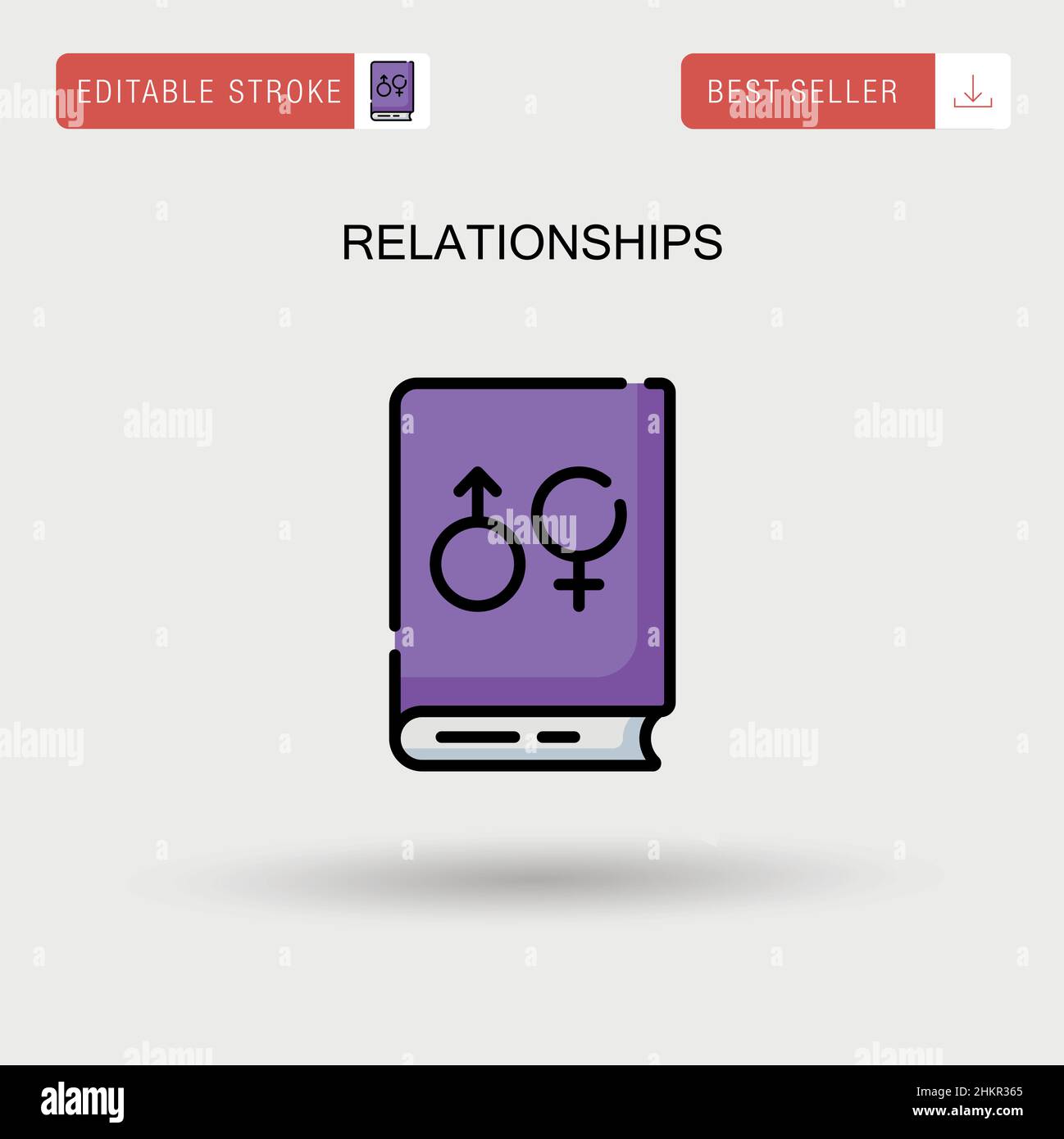 Concept of romantic relationships Stock Vector Images - Alamy