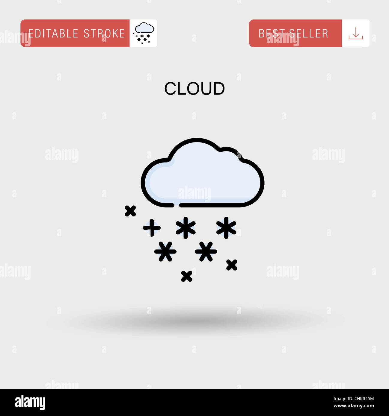 Fluffy white light cloud Stock Vector Images - Alamy