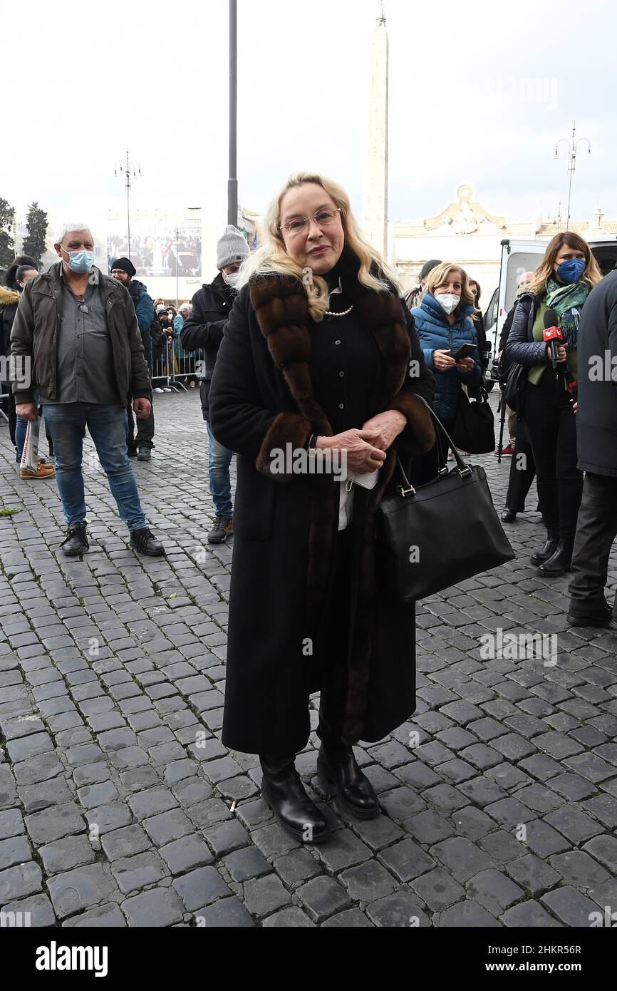 Rome, Italy. 05th Feb, 2022. Rome, Church of the Artists Funeral of ...