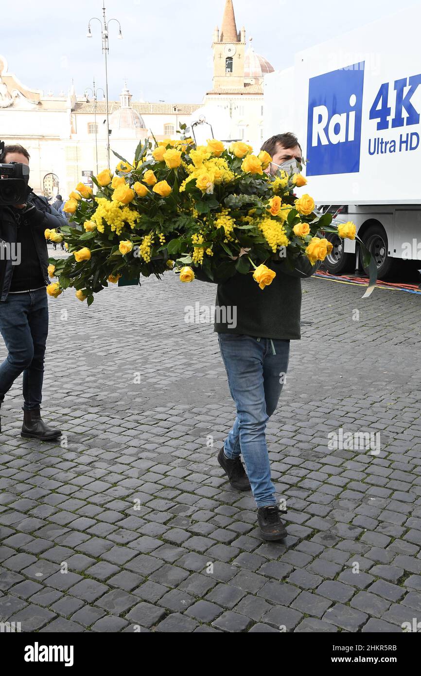 Rome, Italy. 05th Feb, 2022. Rome, Church of the Artists Funeral of ...