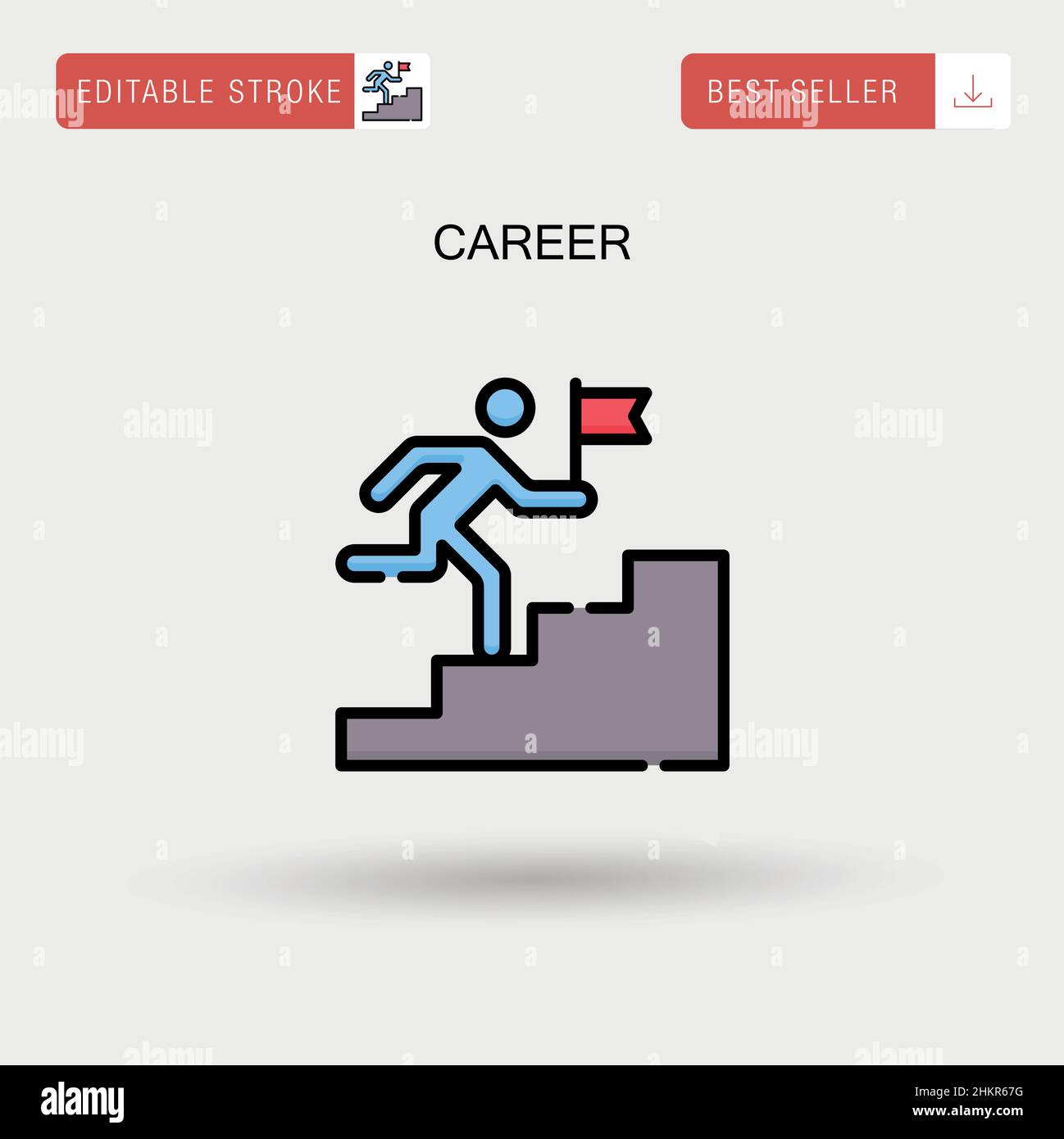 Career Simple vector icon Stock Vector Image & Art - Alamy