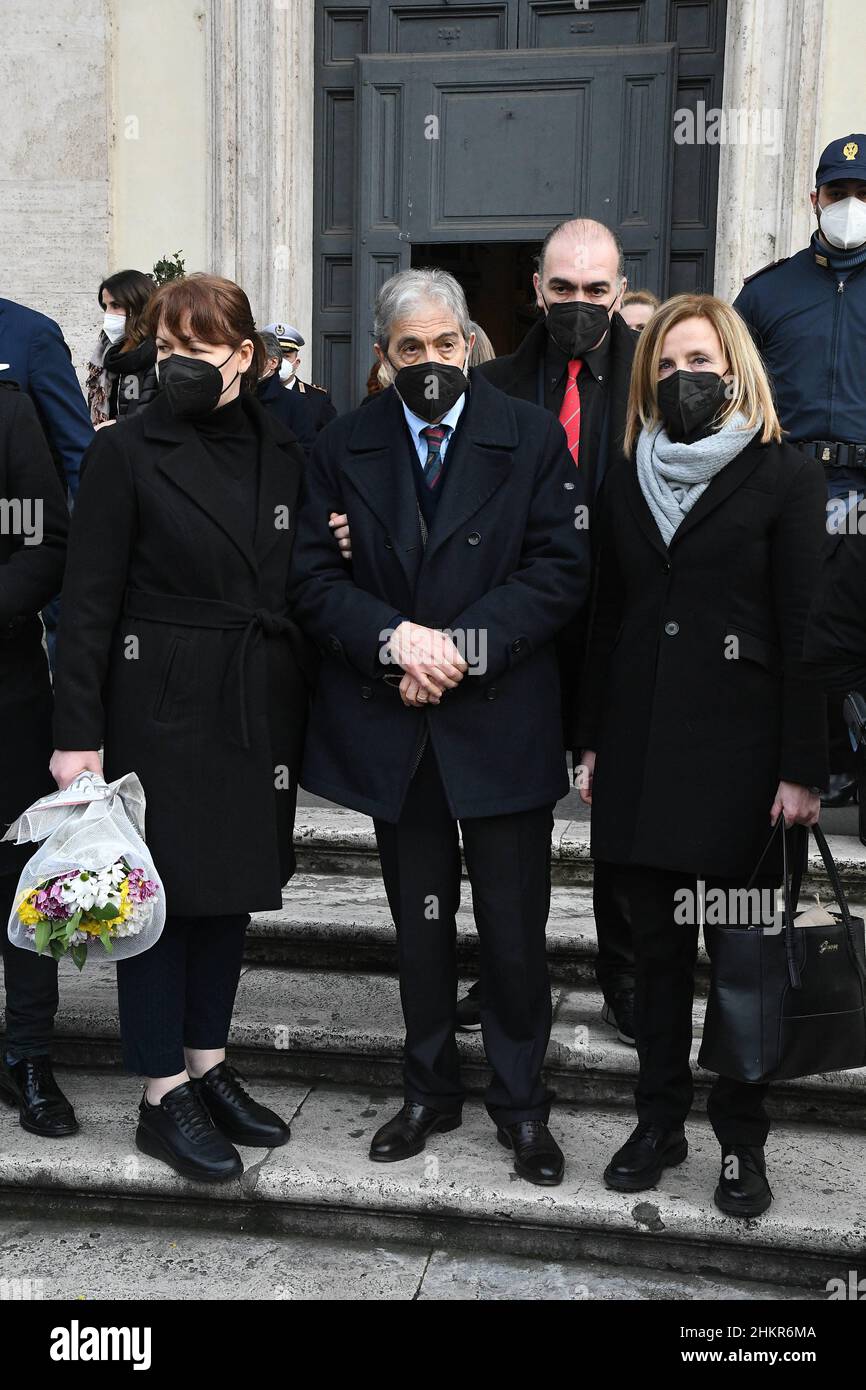 Rome, Italy. 05th Feb, 2022. Rome, Church of the Artists Funeral of ...