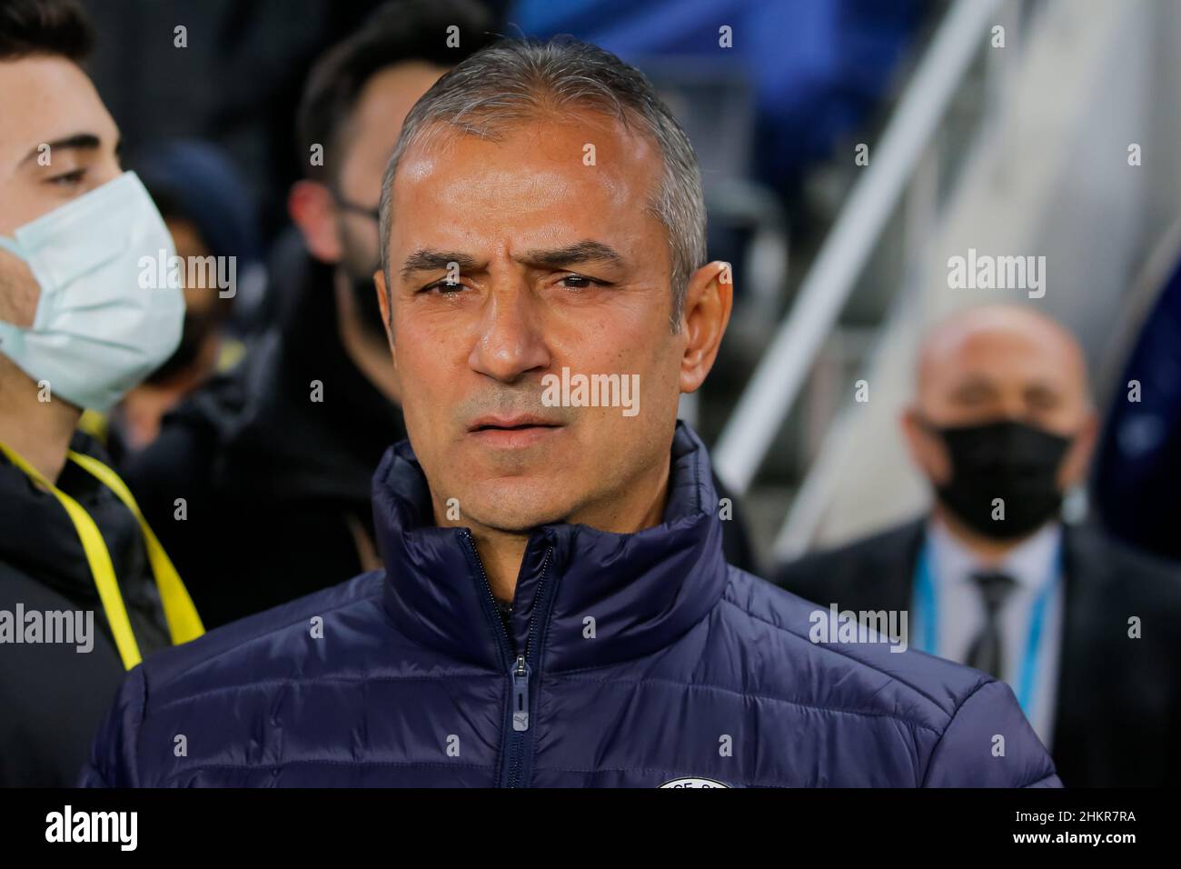 ISTANBUL, TURKEY - FEBRUARY 5: Coach Ismail Kartal of Fenerbahce SK ...