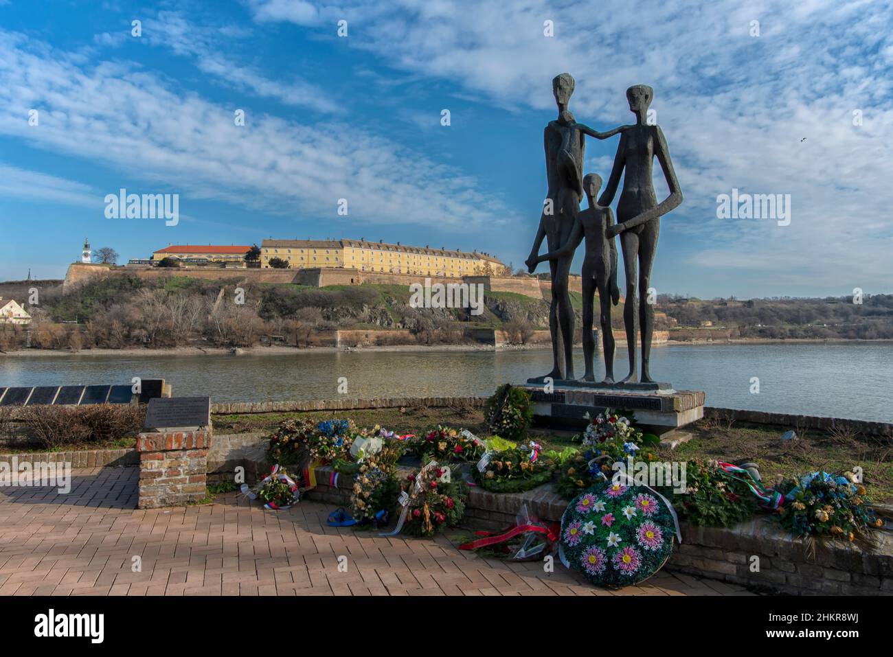 Raid Victims Memorial in Novi Sad, Serbia Stock Photo - Alamy