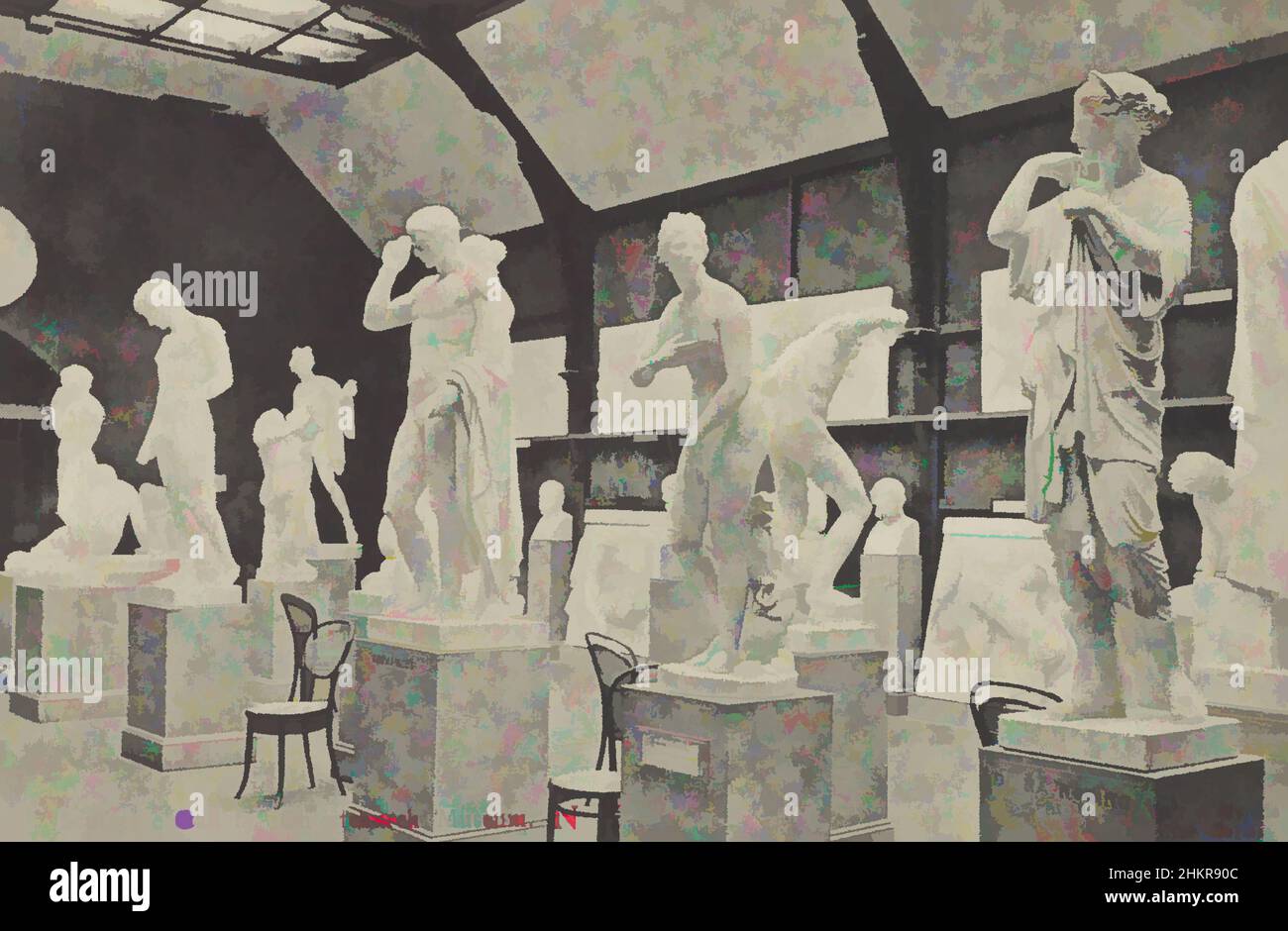 Art inspired by Sculpture Gallery, Christchurch Museum, New Zealand ...