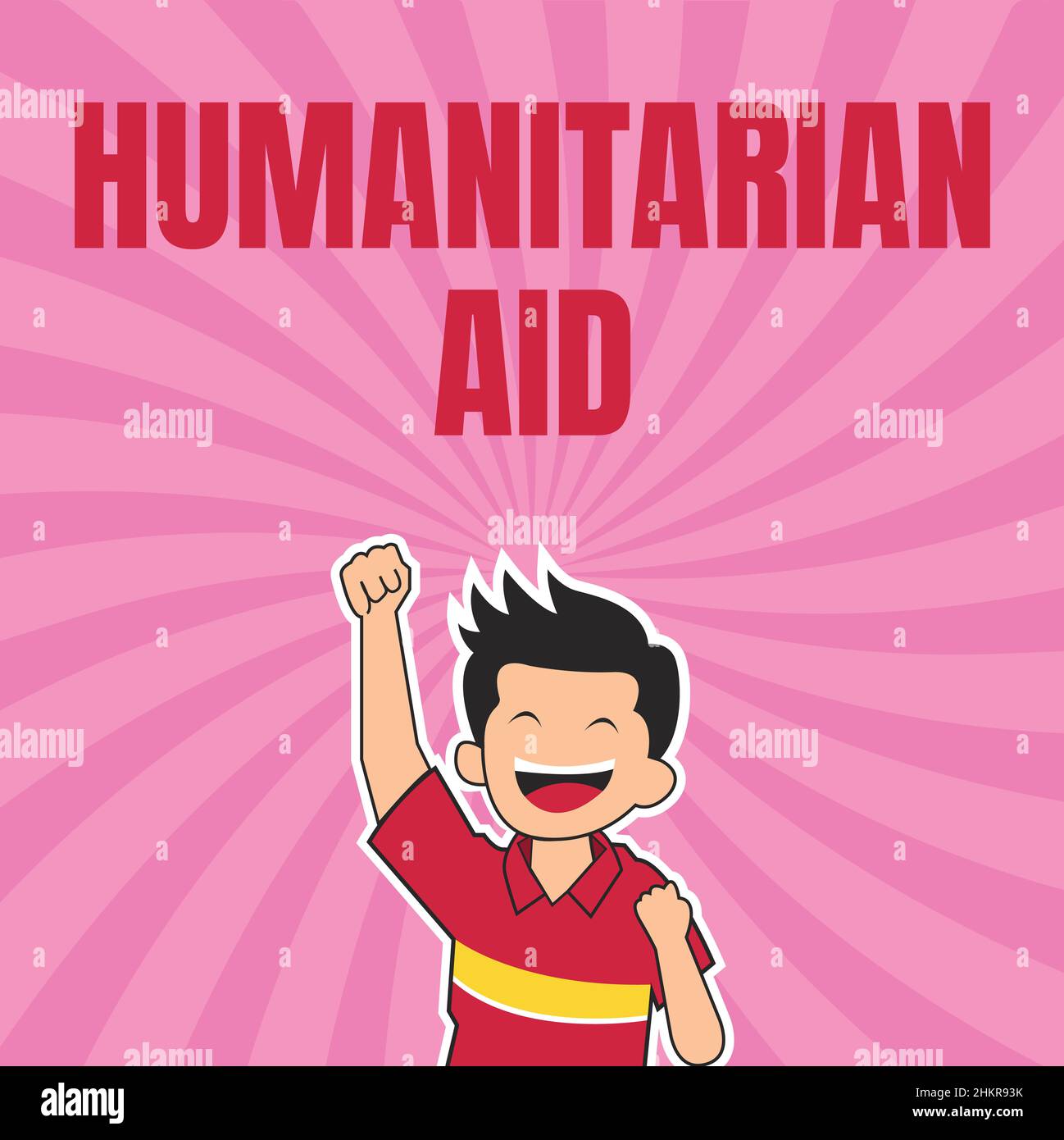 Text showing inspiration Humanitarian Aid. Business overview immediate ...