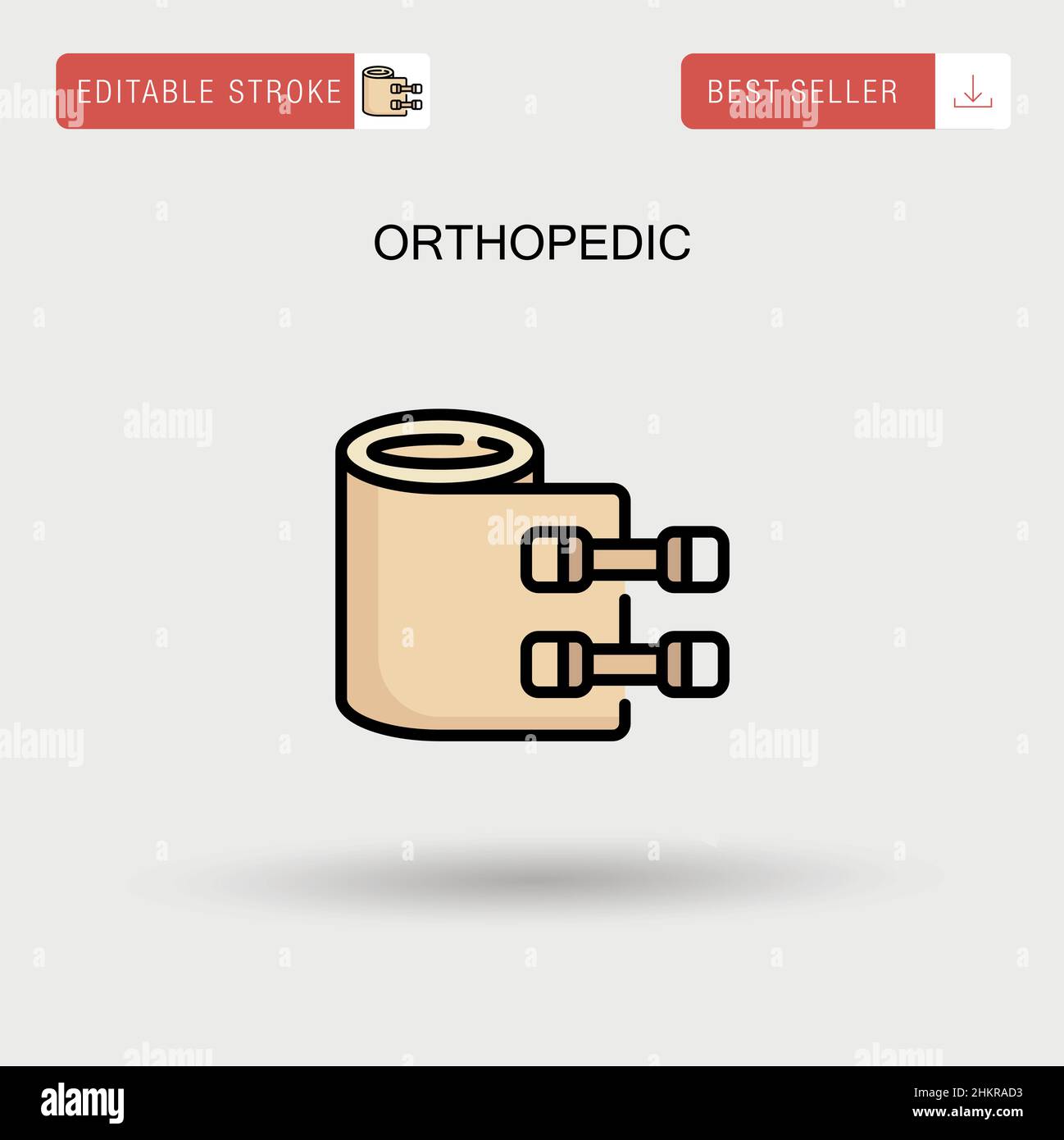 Orthopedic Simple vector icon Stock Vector Image & Art - Alamy
