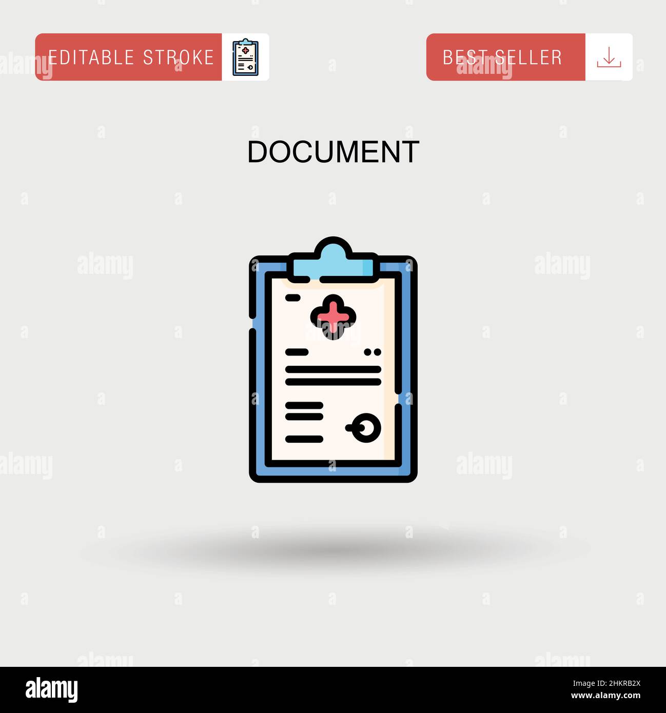 Document Simple vector icon Stock Vector Image & Art - Alamy
