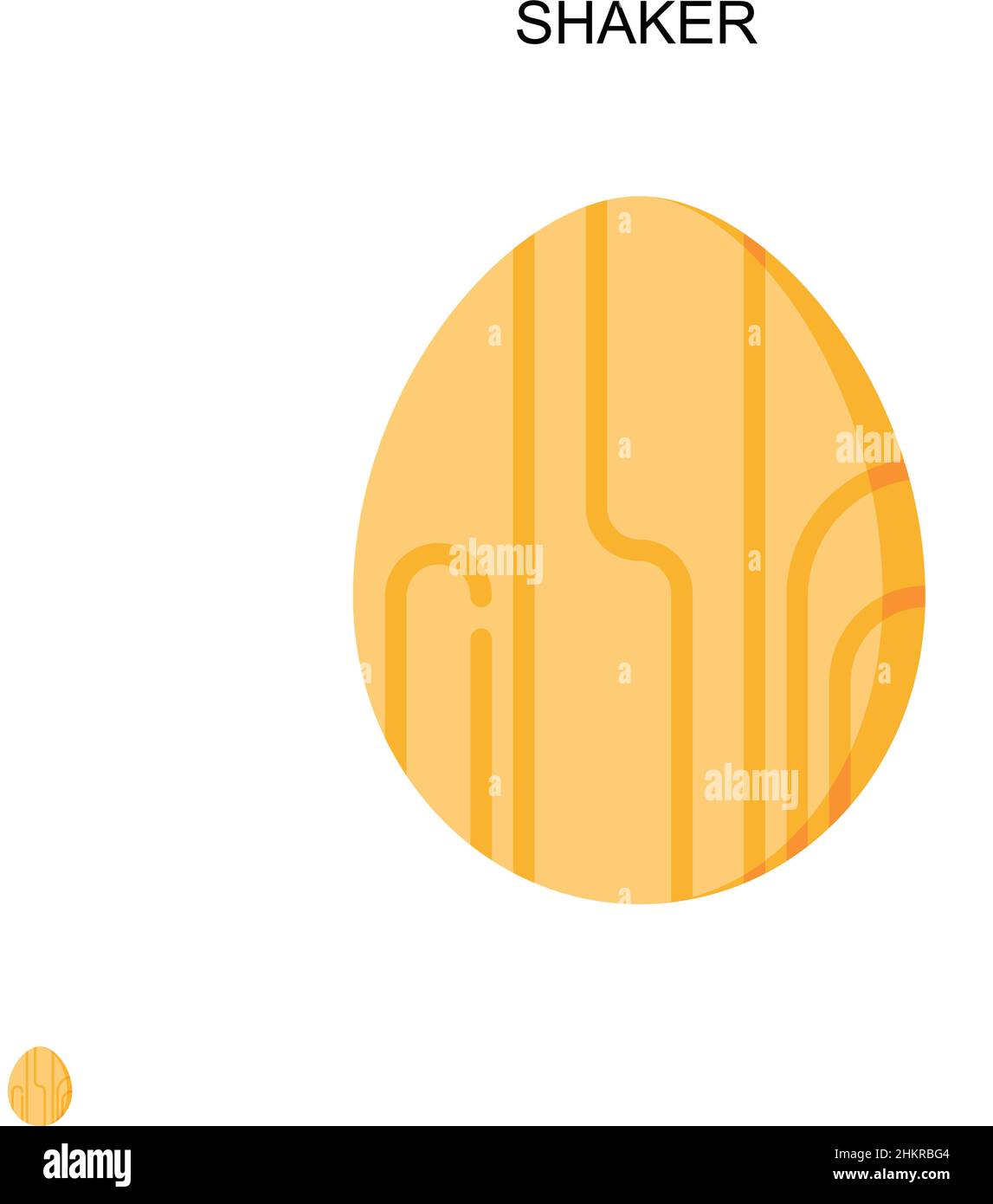 Shaker Simple Vector Icon Illustration Symbol Design Template For Web