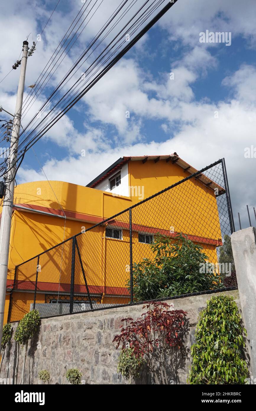 Vertical bottom shot of a building in the background of sky Stock Photo ...
