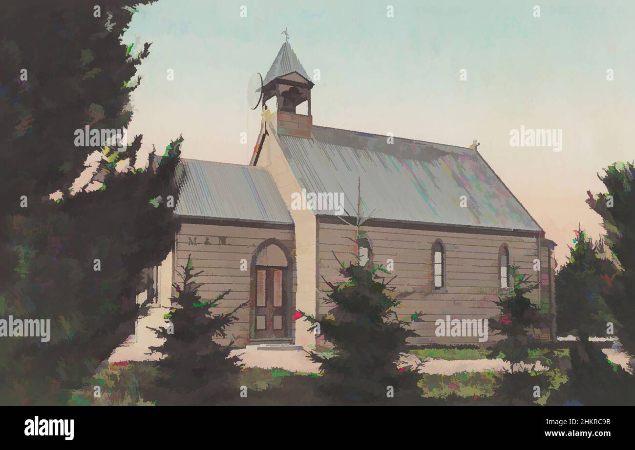 Art inspired by English Church, Middlemarch, Muir & Moodie studio, 1911 ...