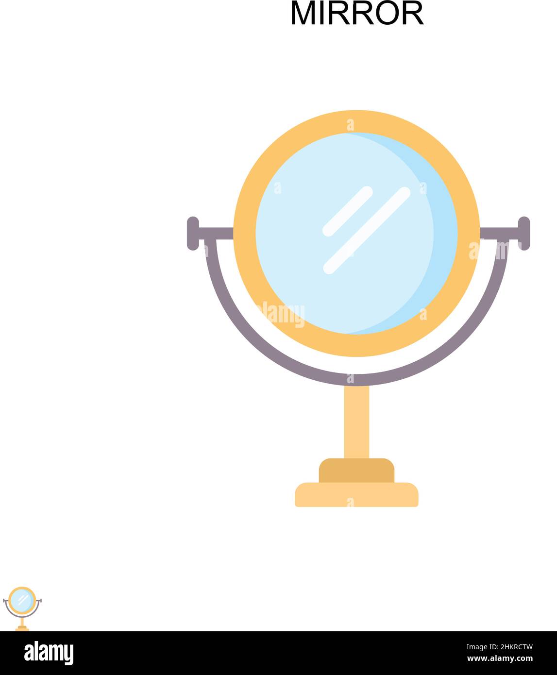 Mirror reflection white symbol hi-res stock photography and images - Alamy