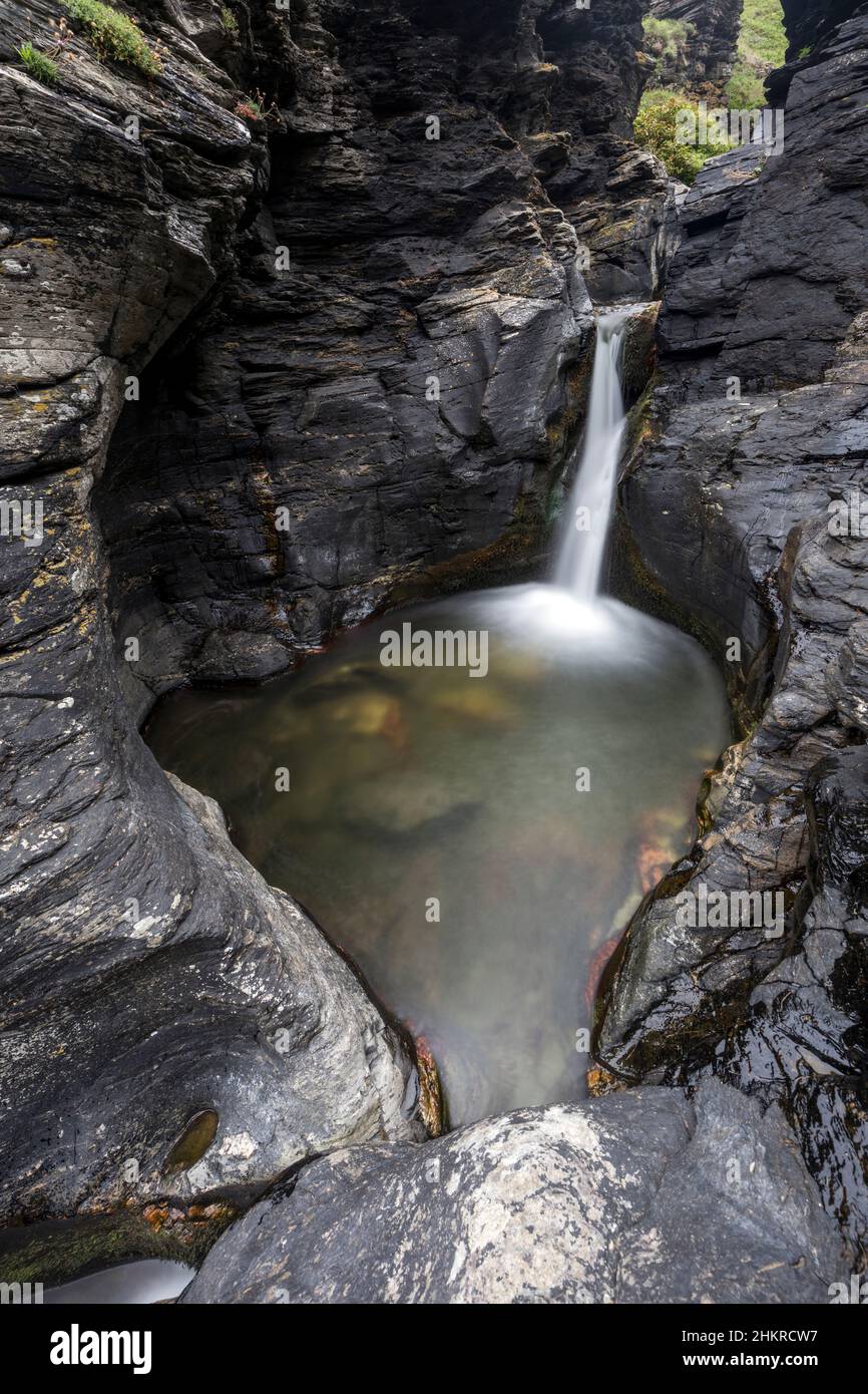 Rocky Valley; Whirpool; Tintagel; Cornwall; UK Stock Photo - Alamy