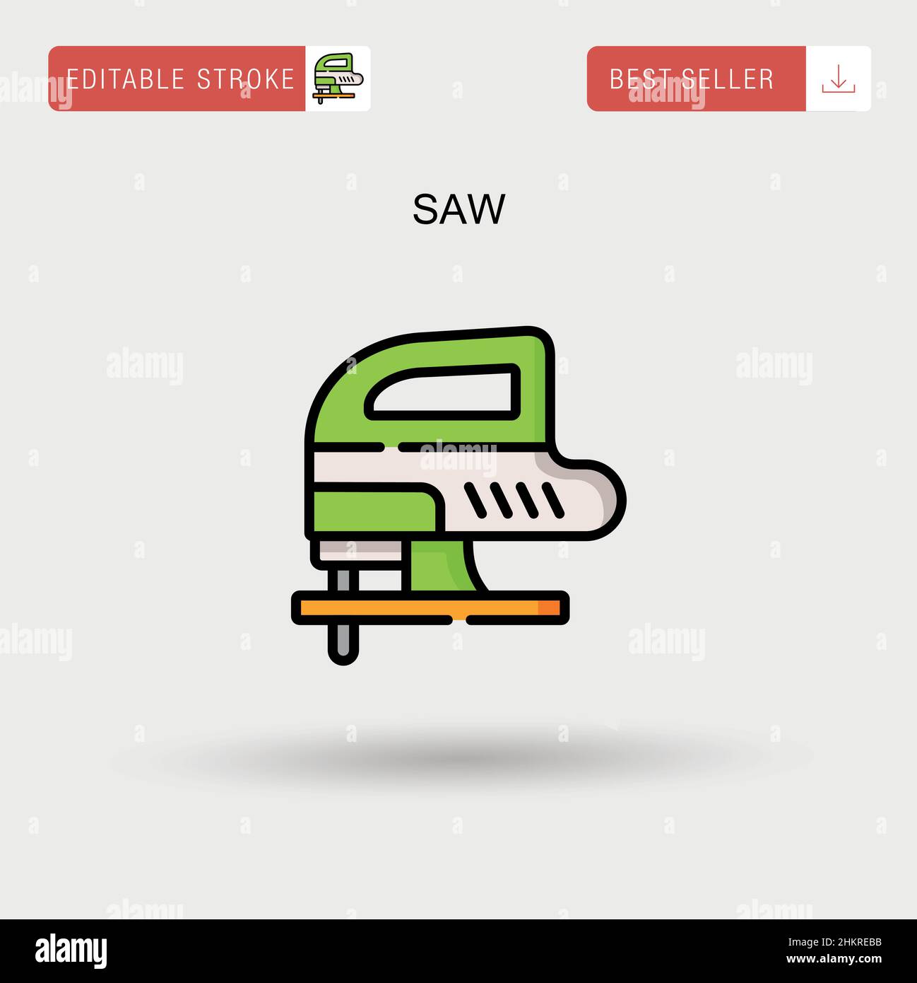 Sawing wood plank Stock Vector Images - Alamy