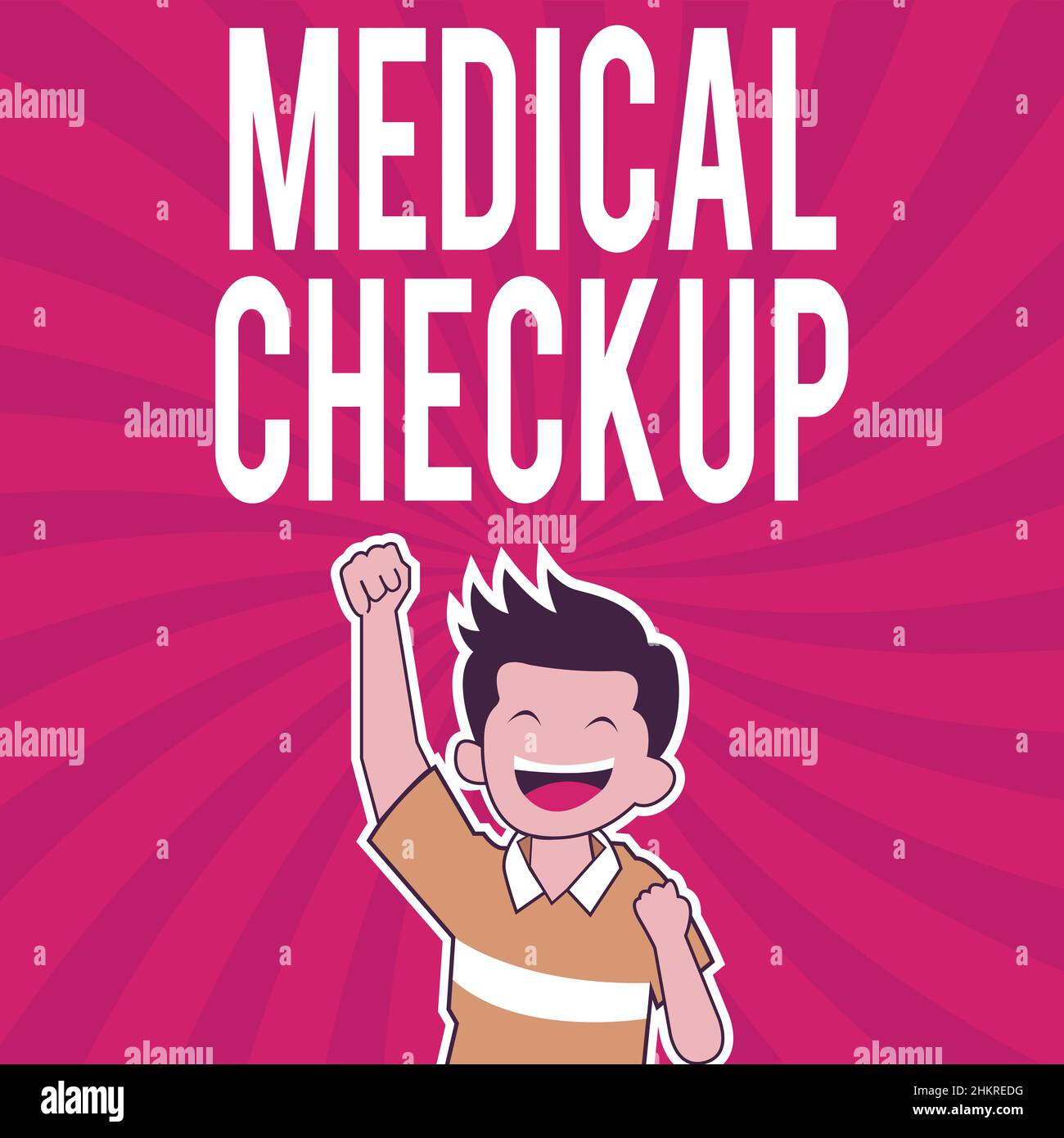 Sign displaying Medical Check Up. Business concept Thorough physical ...