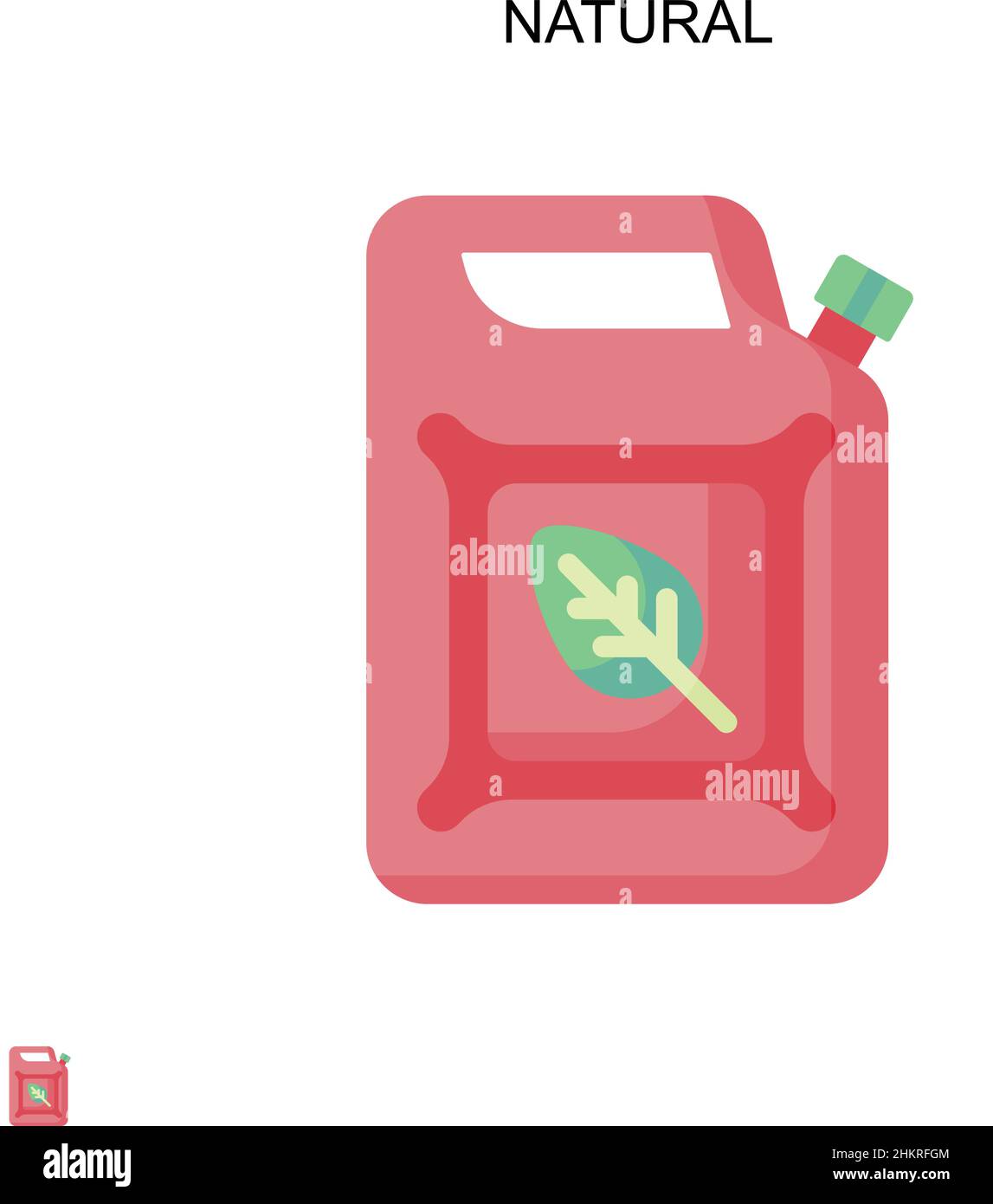 Natural Simple vector icon. Illustration symbol design template for web ...