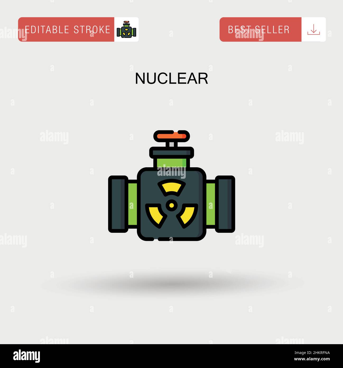 Cartoon atom icon hi-res stock photography and images - Alamy