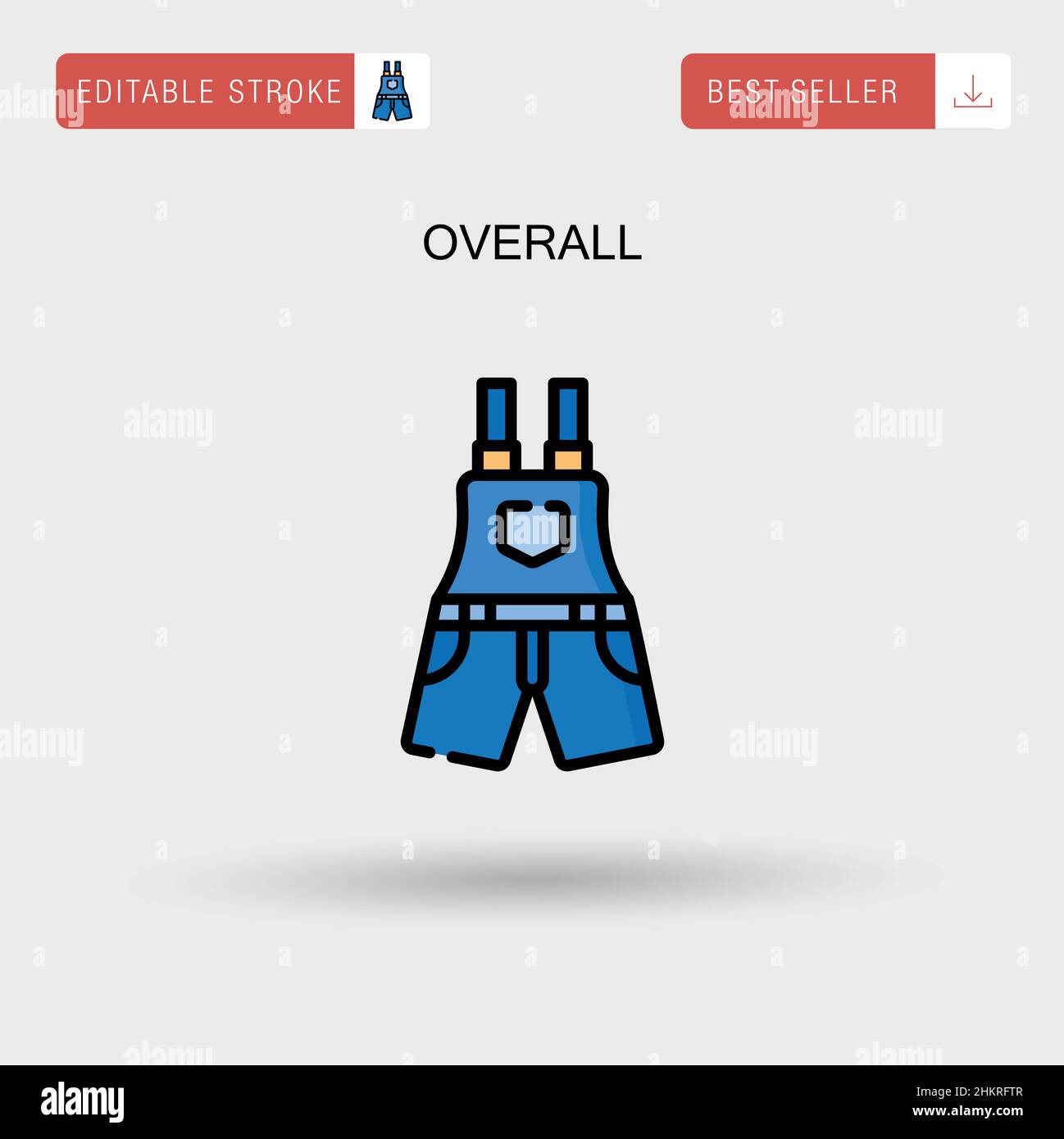 Set work overalls design template hi-res stock photography and images ...