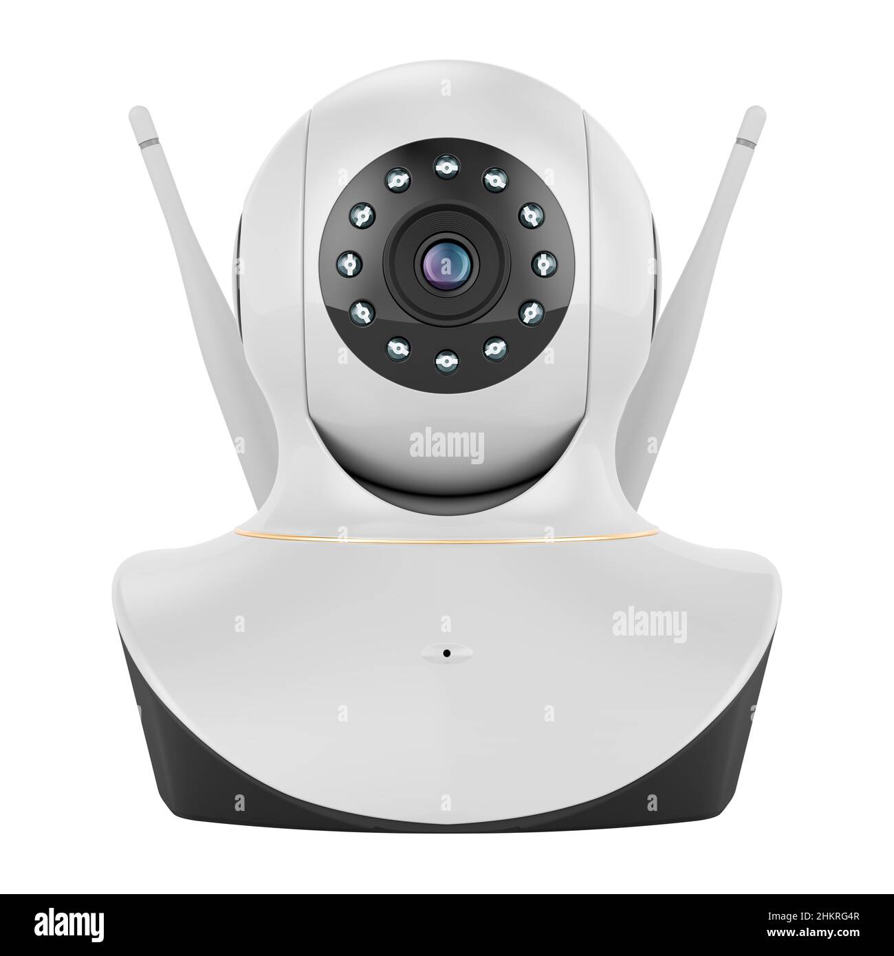 IP camera, 3D rendering isolated on white background Stock Photo - Alamy