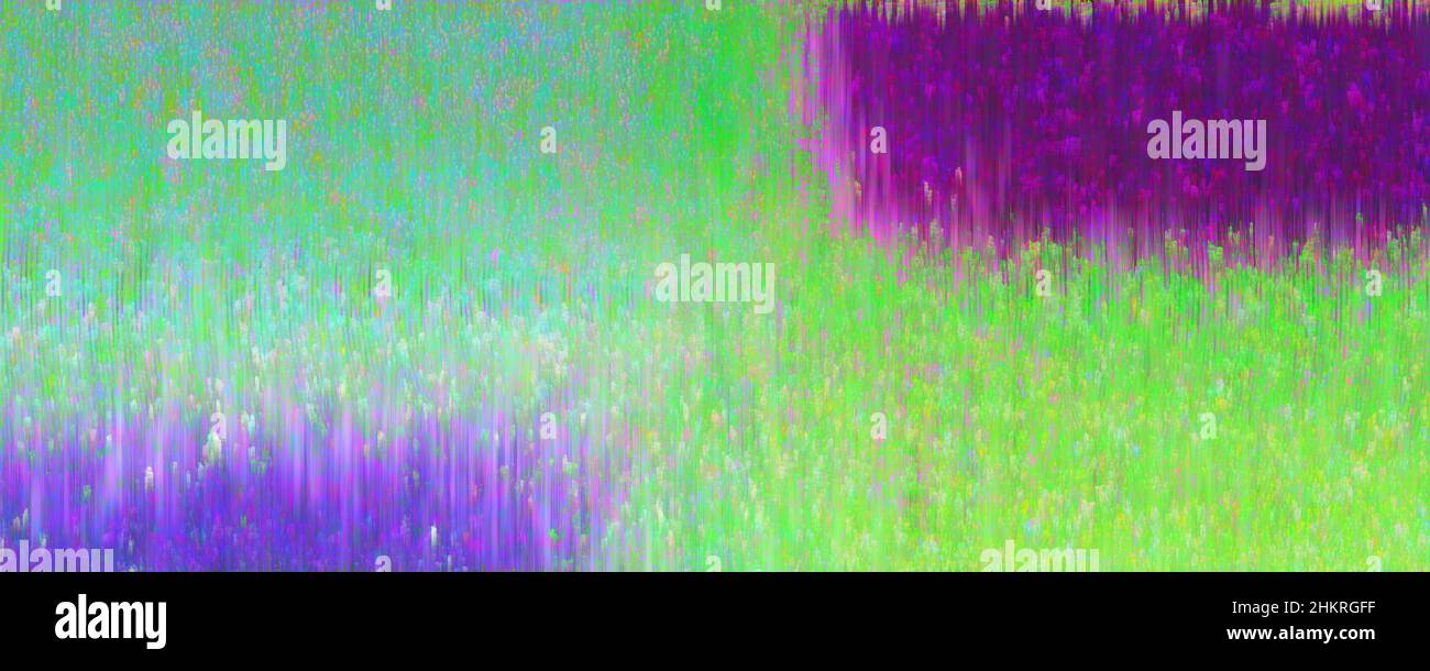 An abstract neon glitch art texture background image Stock Photo - Alamy