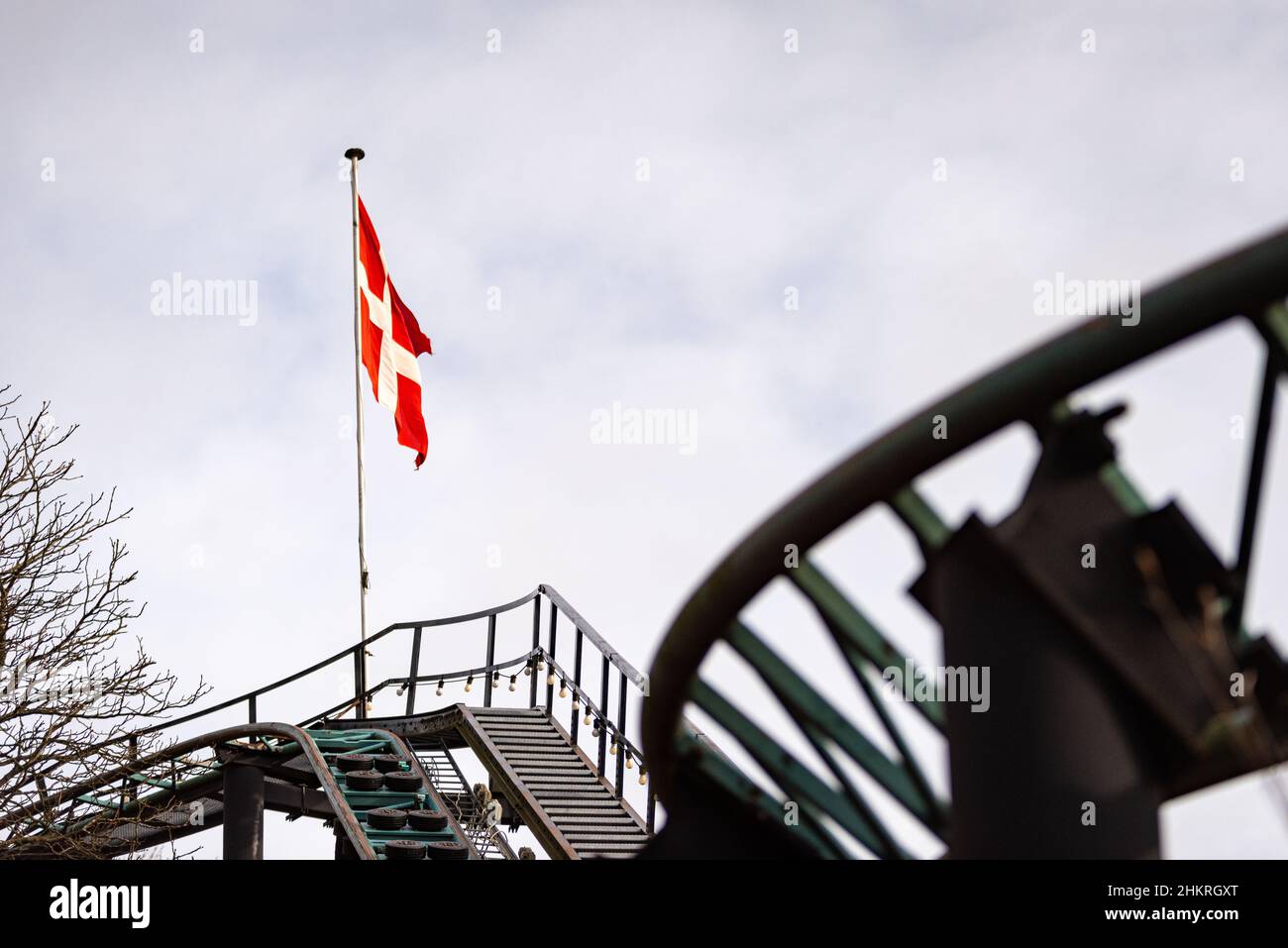 Bakken Amusement Park in Copenhagen, Denmark Stock Photo - Alamy