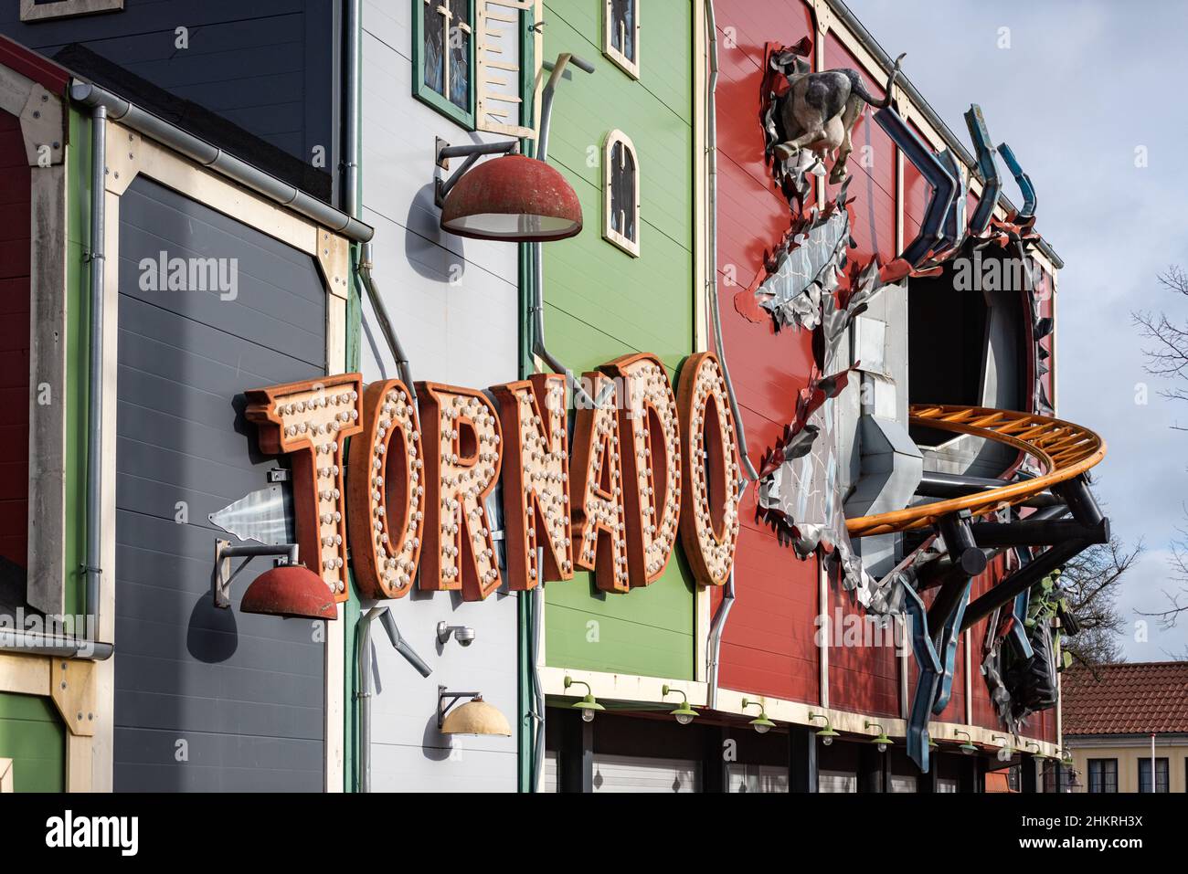 Bakken Amusement Park in Copenhagen, Denmark Stock Photo - Alamy