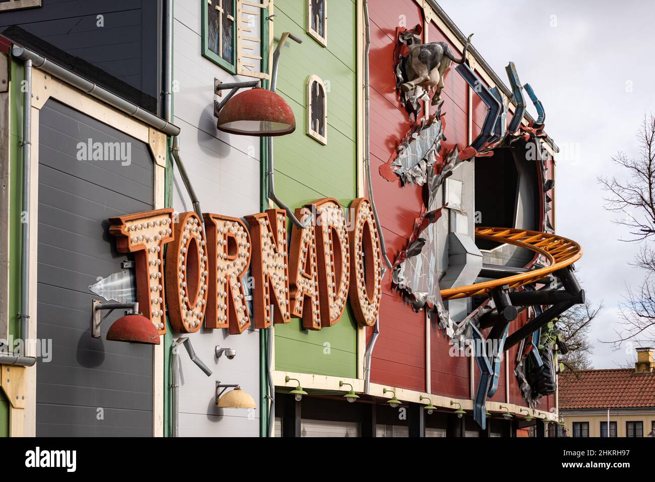 Bakken Amusement Park in Copenhagen, Denmark Stock Photo - Alamy
