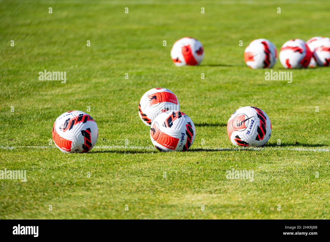 The official ball ahead of the Women's French championship D1 Arkema ...